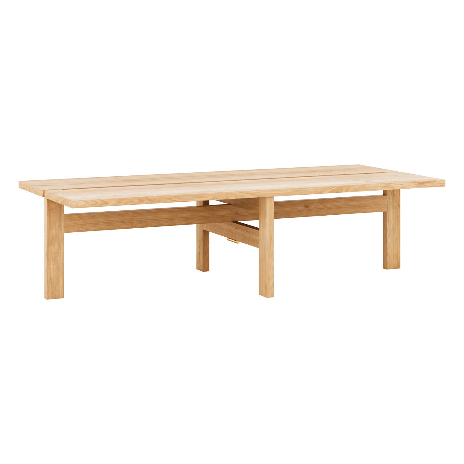 Moebe Rectangular coffee table, 115 cm, oak | Finnish Design Shop