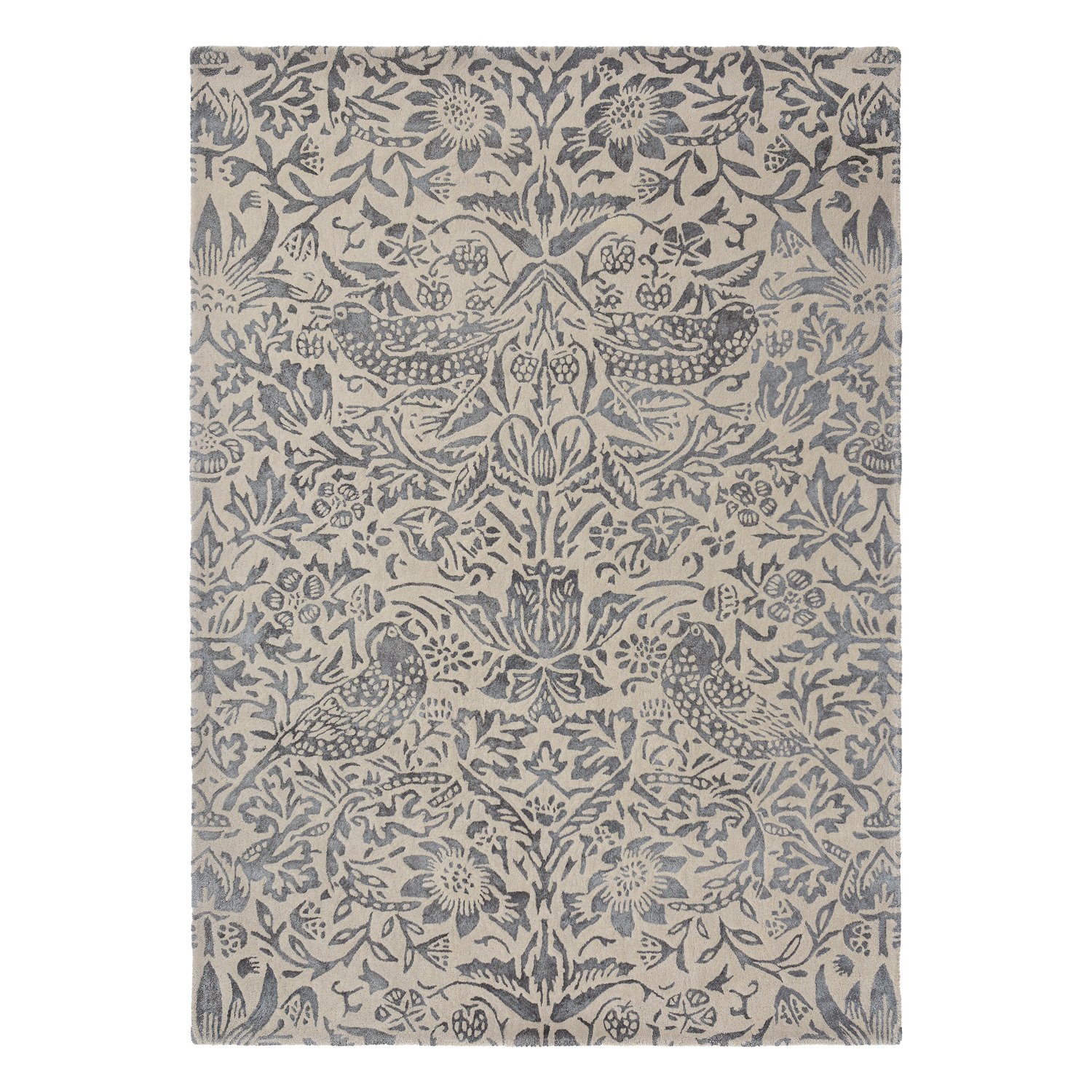 Morris & Co. Pure Strawberry Thief matto, ink | Finnish Design Shop