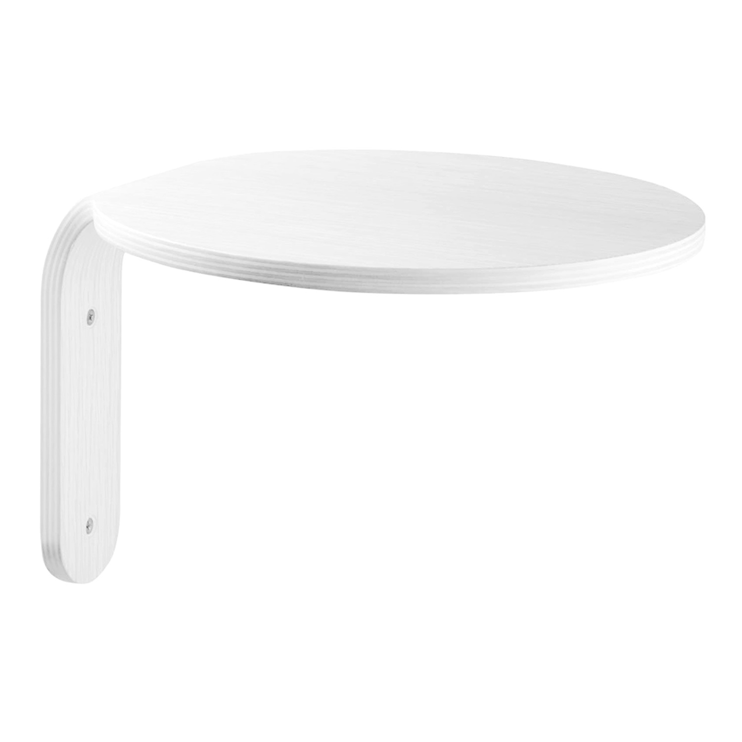 Muoto Collection Turn wall shelf, white | Finnish Design Shop