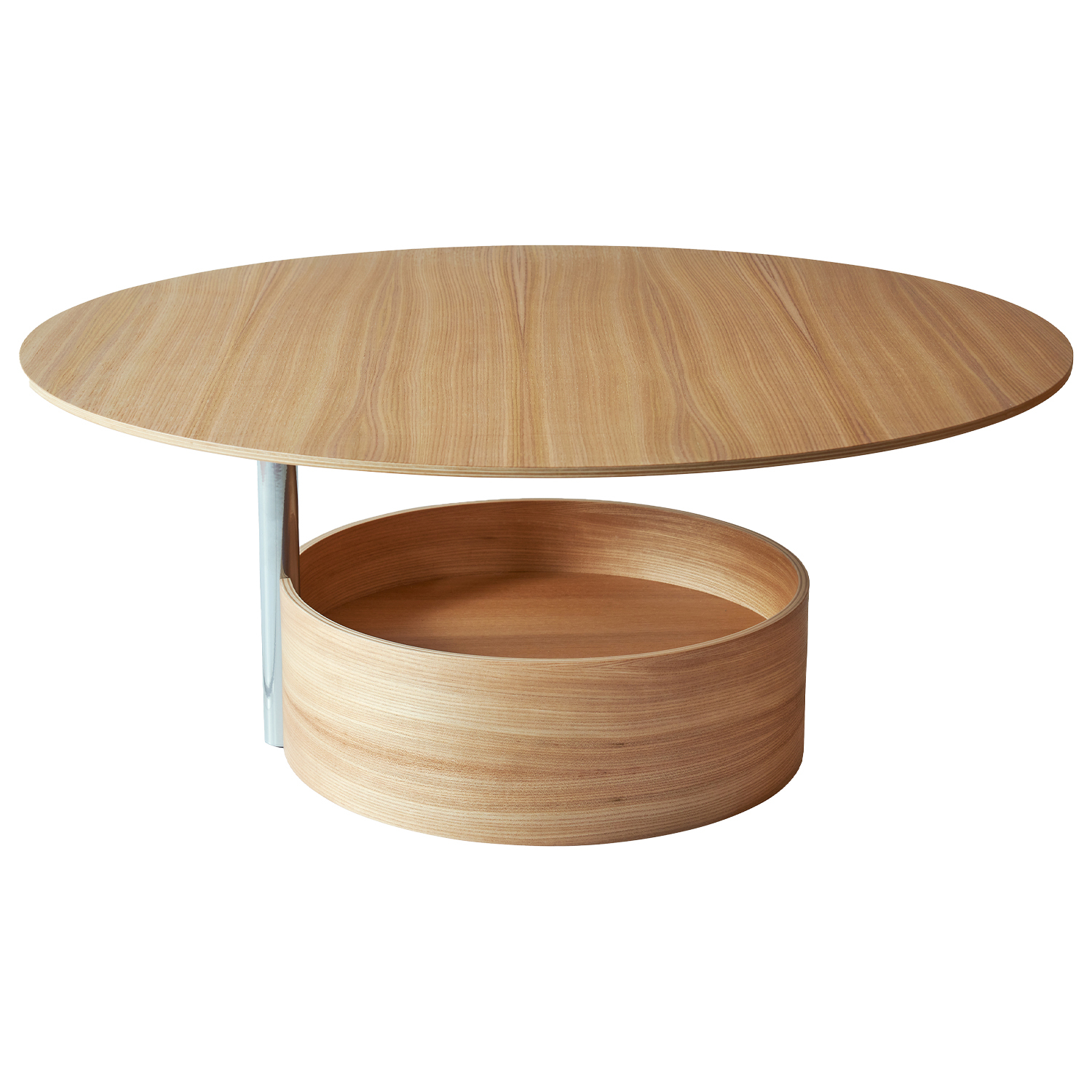 Maze Parasol coffee table, L, oak | Finnish Design Shop