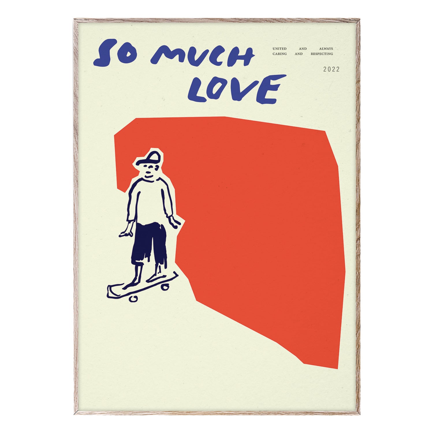 MADO So Much Love Skateboard poster, 30 x 40 cm | Finnish Design Shop