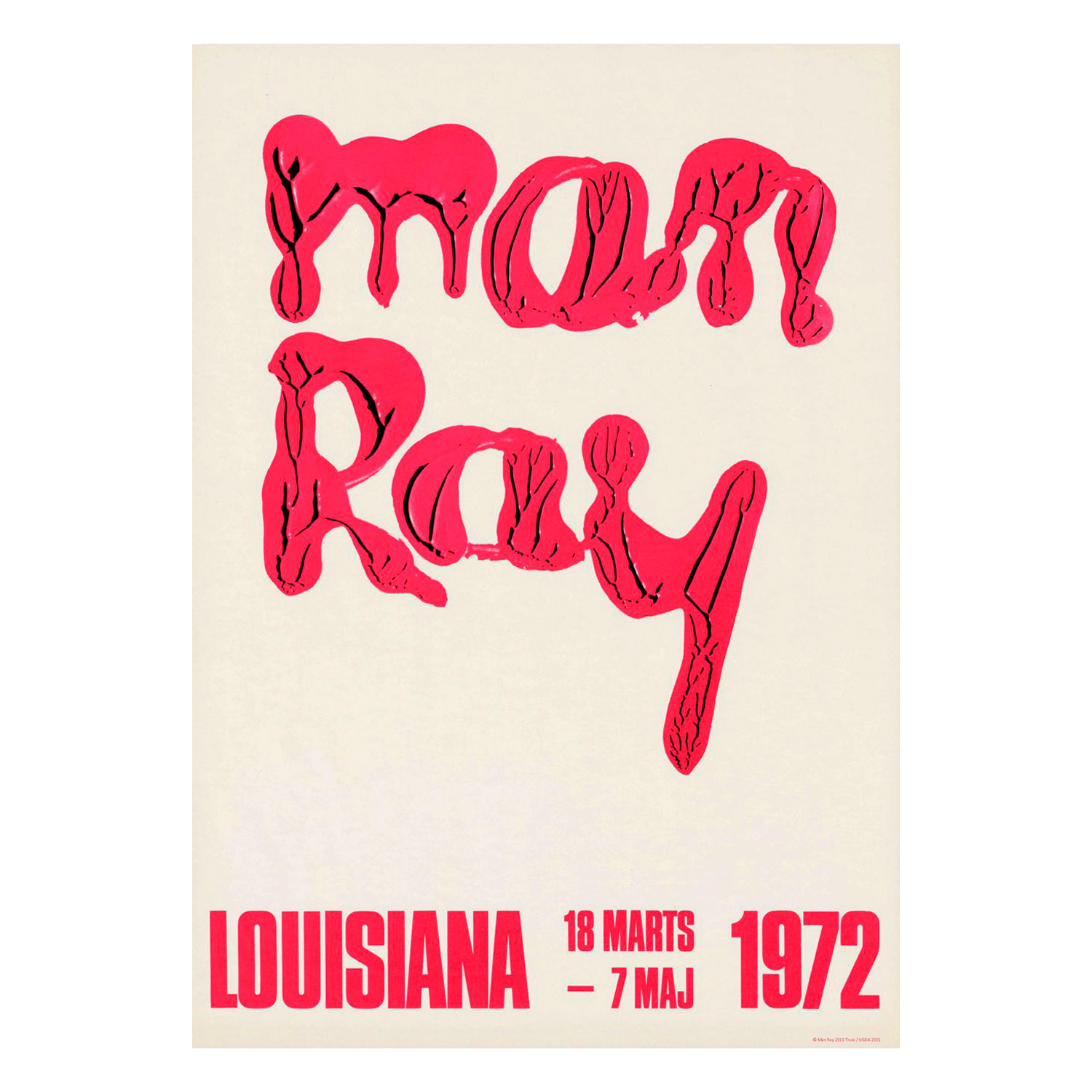Louisiana Museum of Modern Art Man Ray 1972, A1 poster | Finnish Design ...