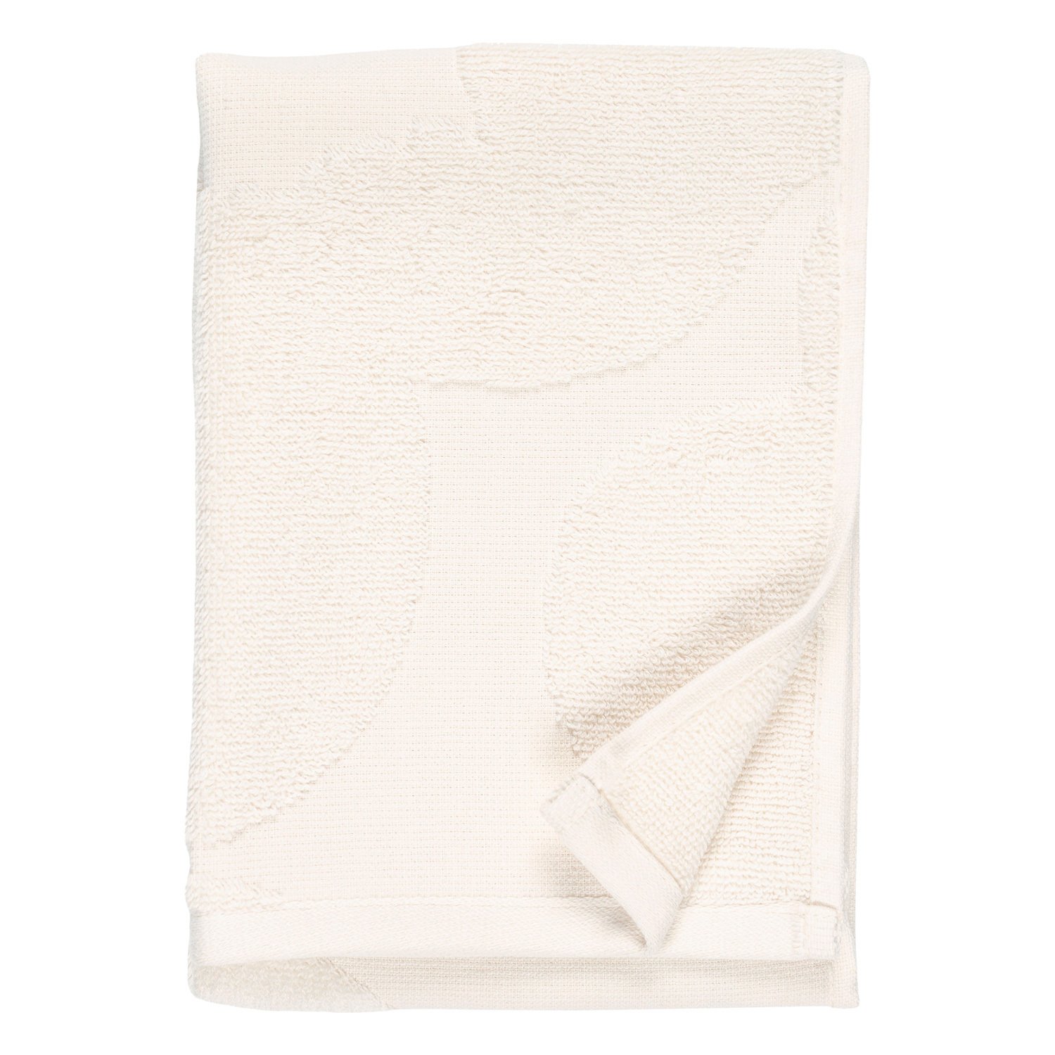 Marimekko Unikko Solid bath towel, 70 x 150 cm, ivory | Finnish Design Shop
