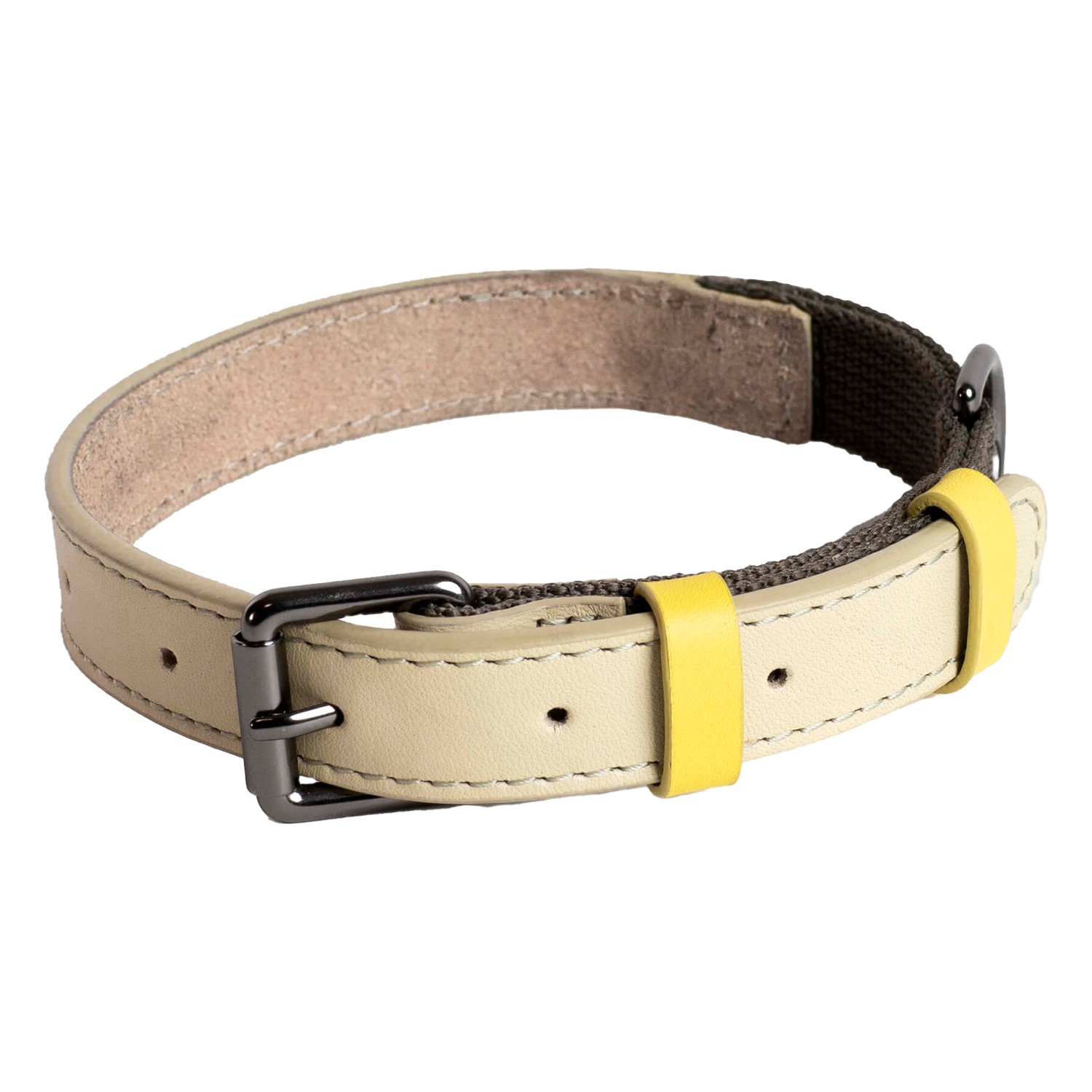 Masimalo Colour Block collar, light sage - khaki | Finnish Design Shop