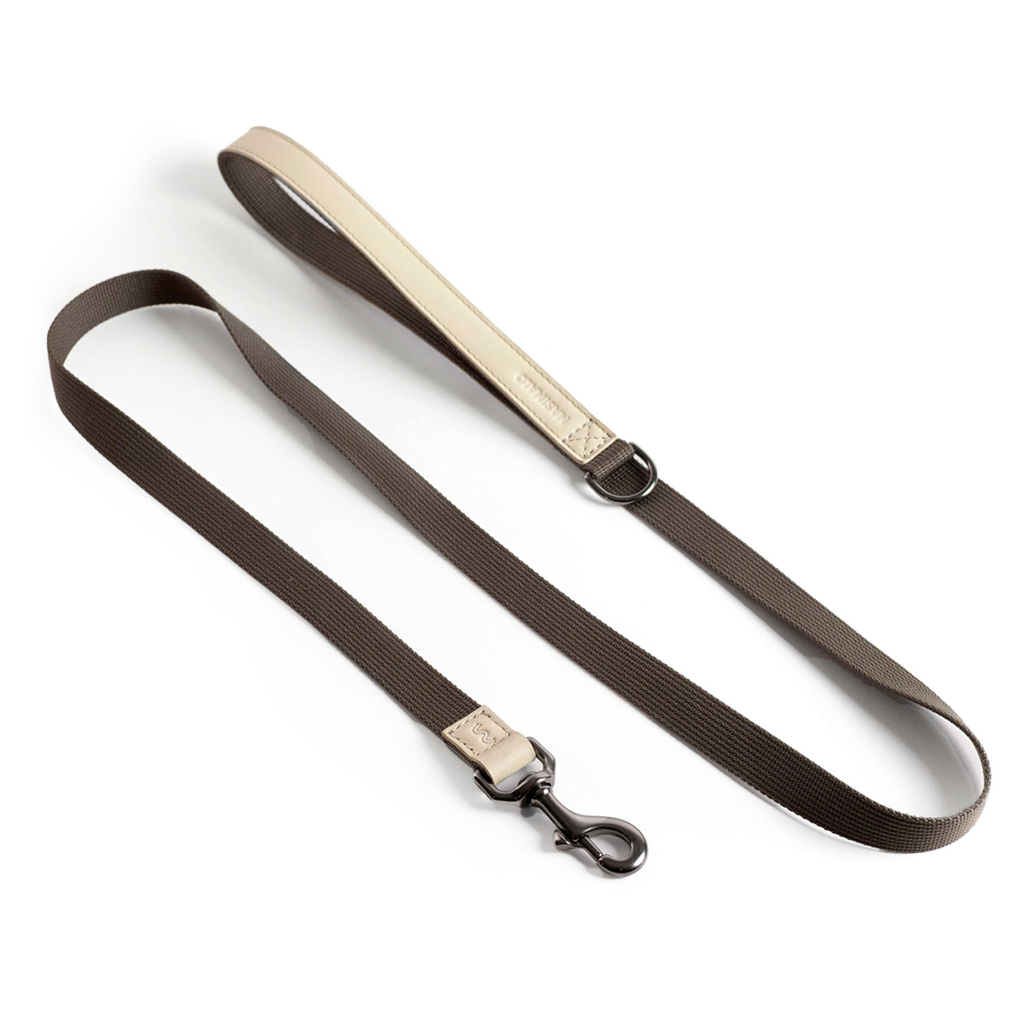 Masimalo Colour Block leash, light sage - khaki | Finnish Design Shop