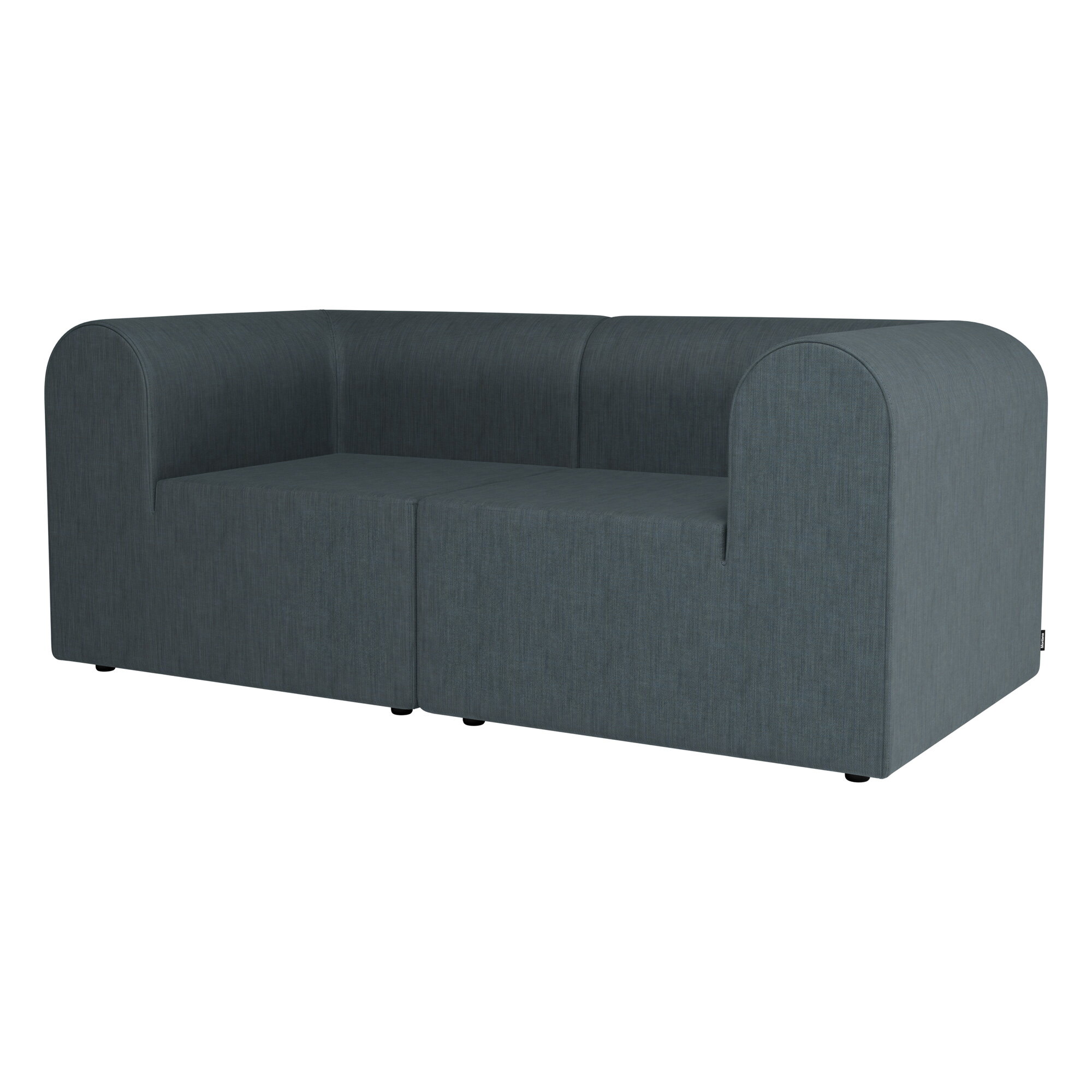 Montana Furniture Paradigm two-seater sofa, Technicolour 0860 blue grey ...
