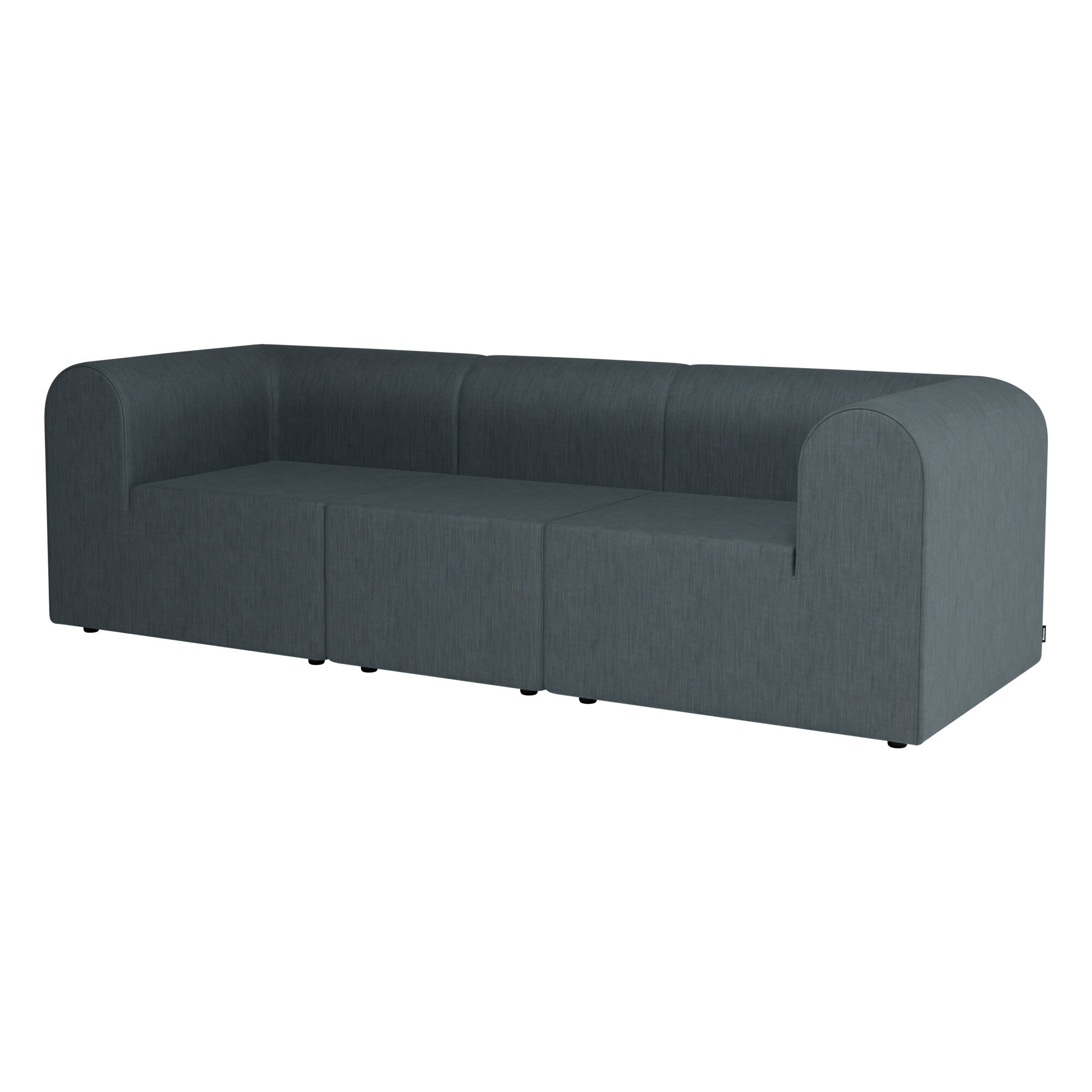 Montana Furniture Paradigm three-seater sofa, Technicolour 0860 blue ...