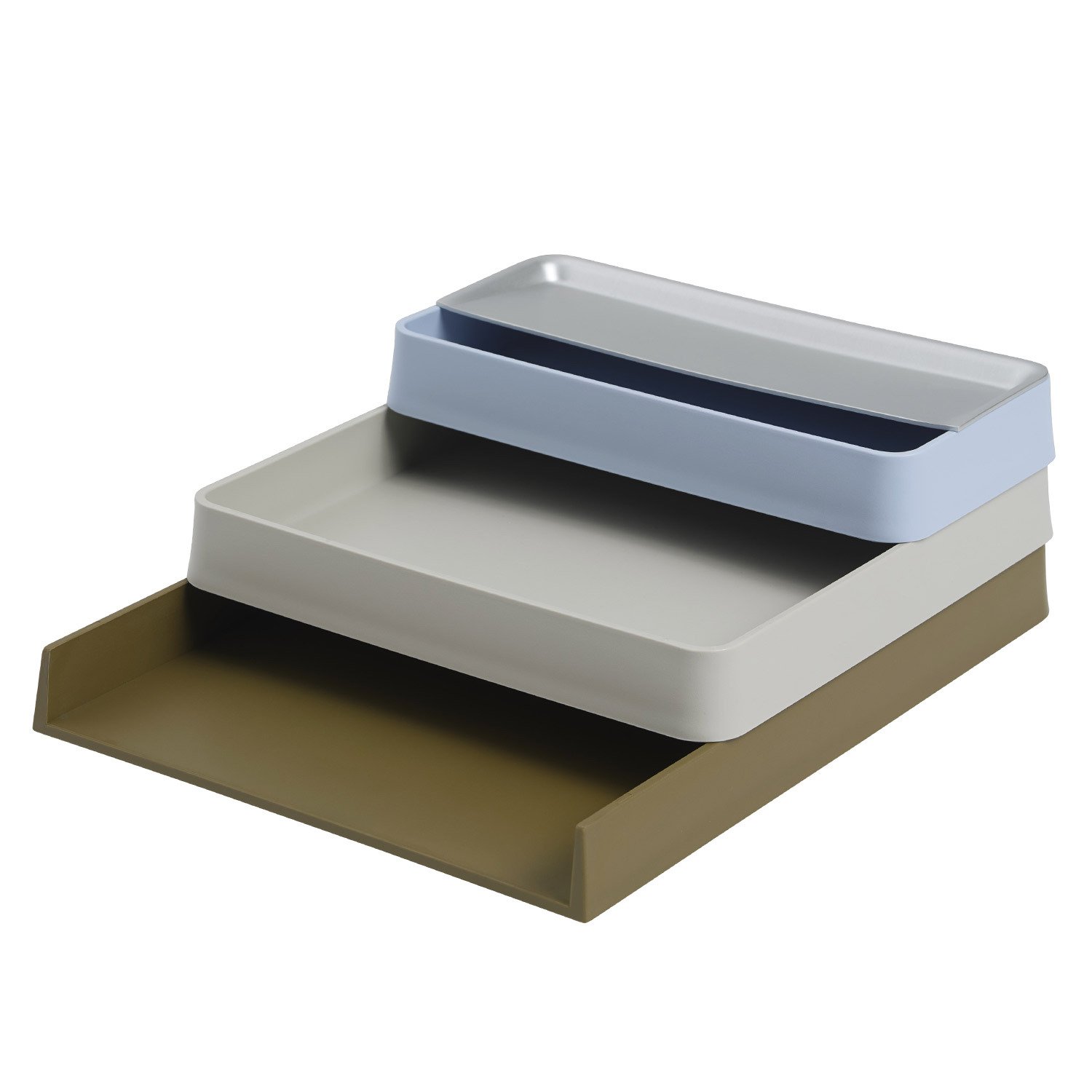 Muuto Arrange Desktop Series configuration 2, l. blue-grey-brown green ...