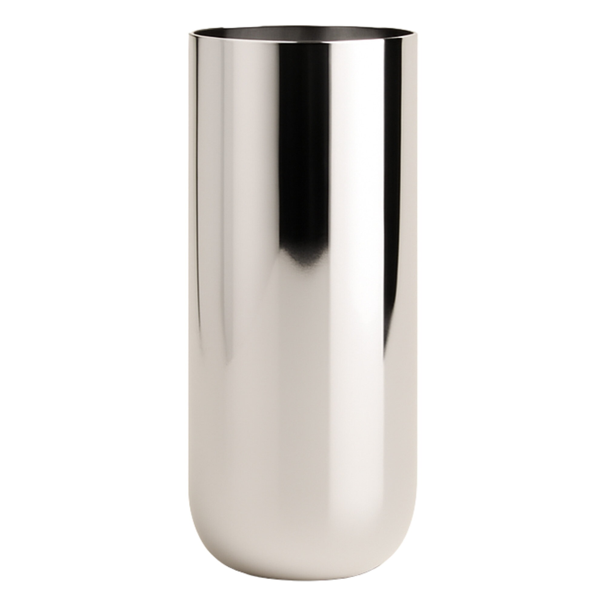 Nichba Stainless Steel vase, 24 cm, polished stainless steel | Finnish ...
