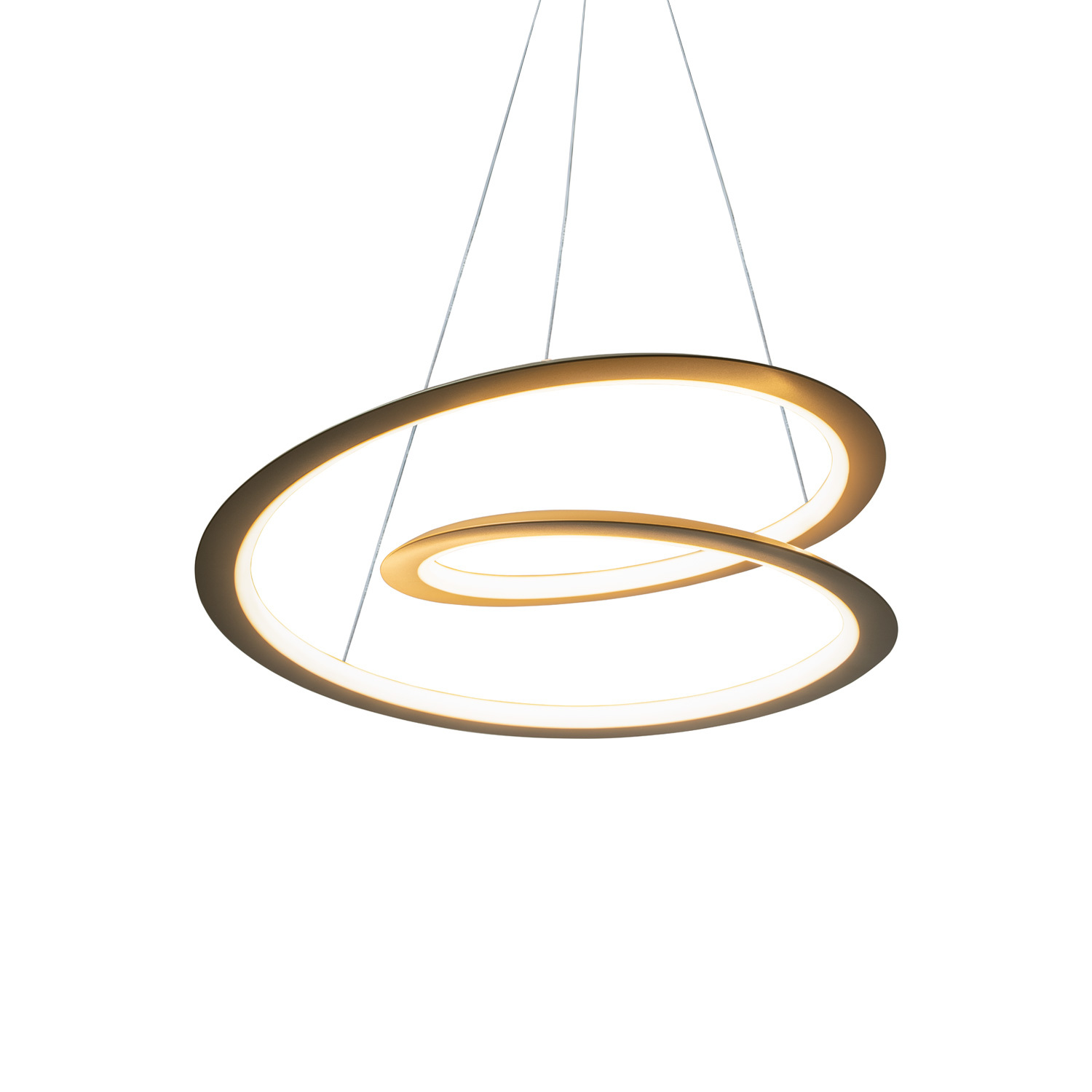 Nemo Lighting Kepler Petite riippuvalaisin, alasvalaiseva 2700K, kulta | Finnish Design Shop