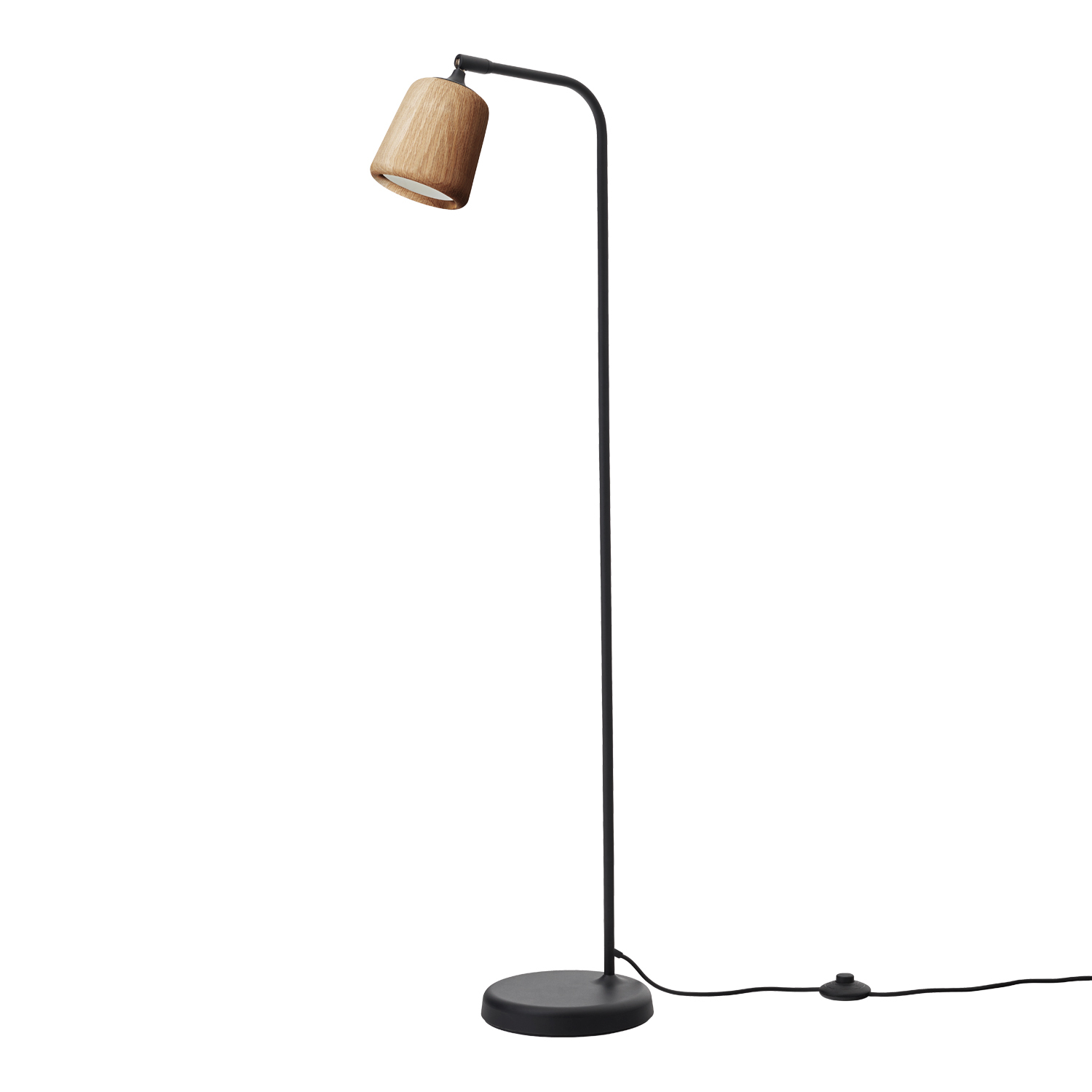 New Works Material floor lamp, oak | Finnish Design Shop