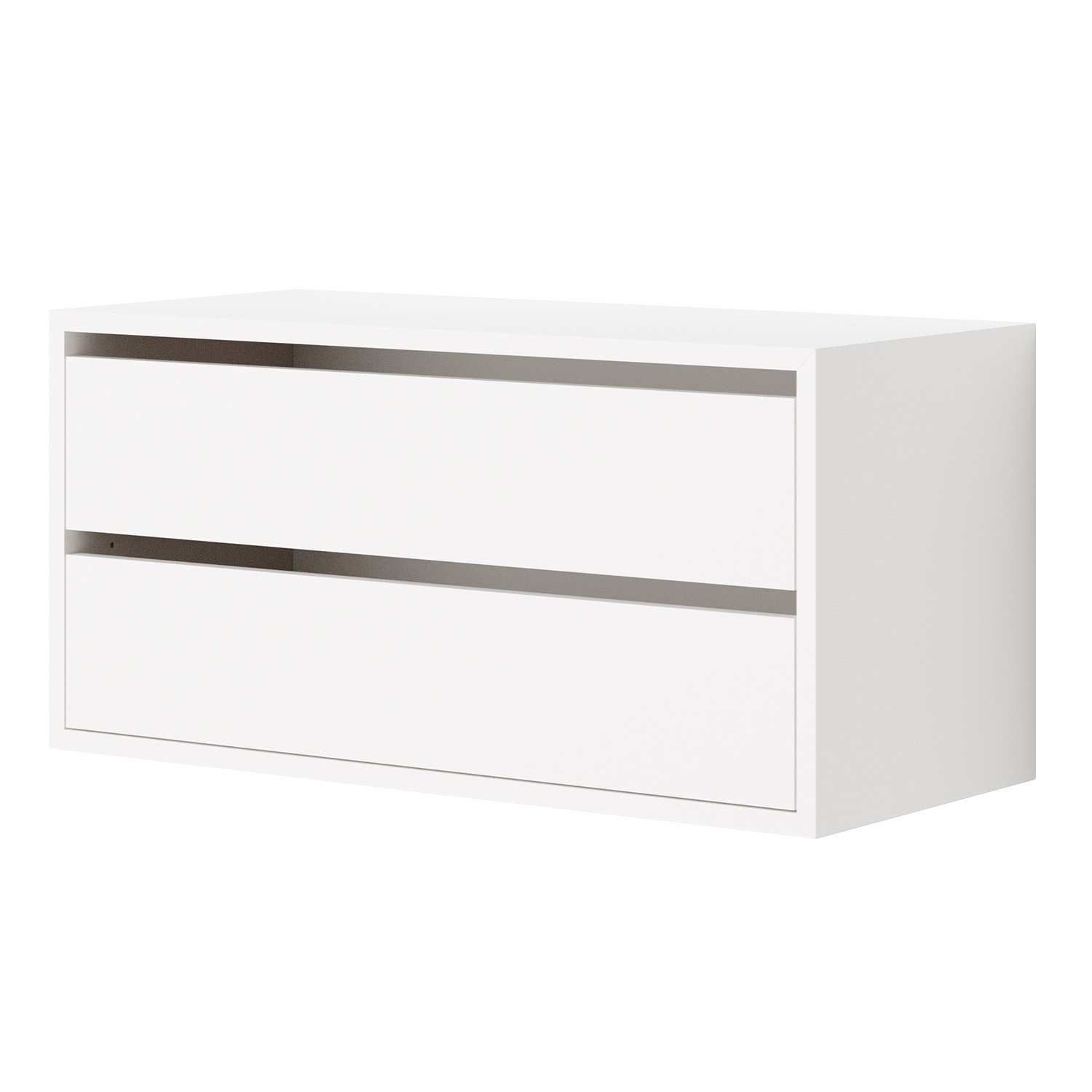 New Works cabinet, low with drawers, white | Finnish Design Shop