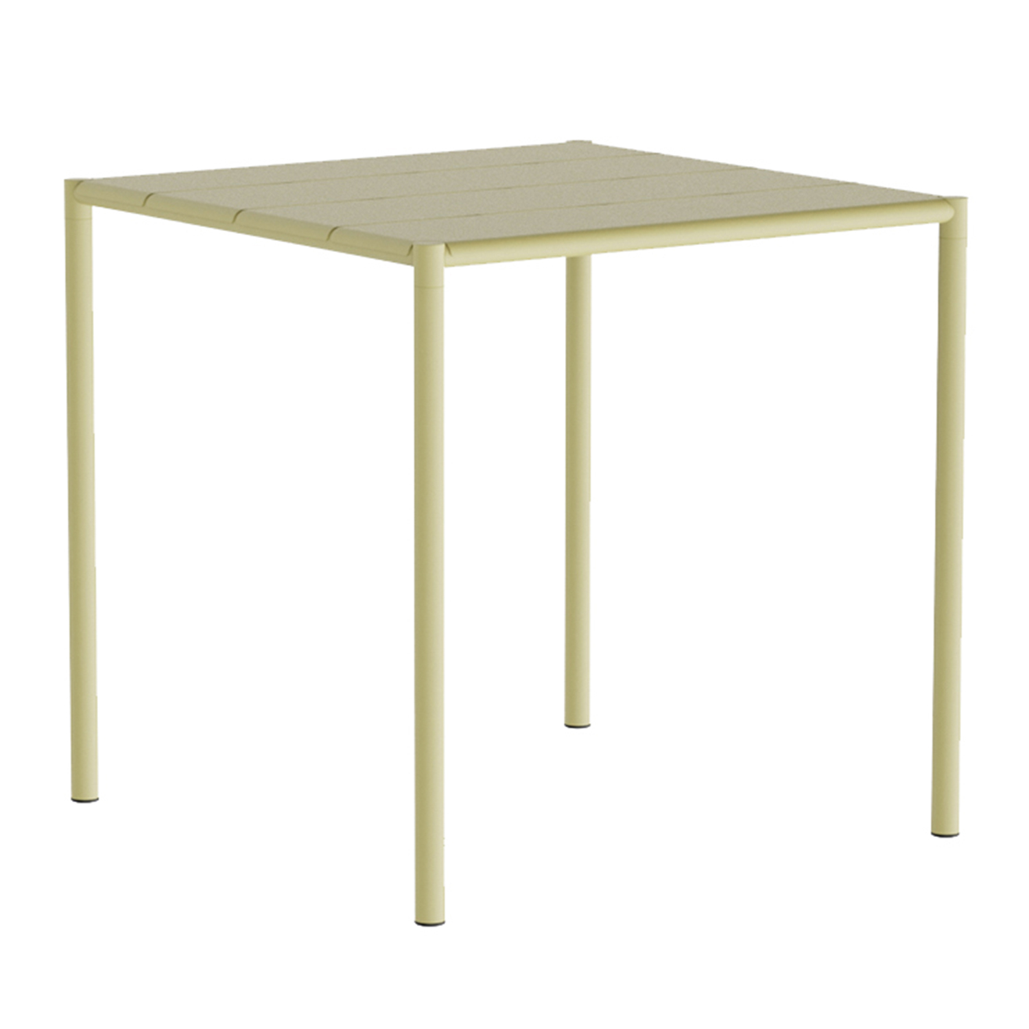 Nine Sine dining table, 75,5 x 75,5 cm, yellow | Finnish Design Shop