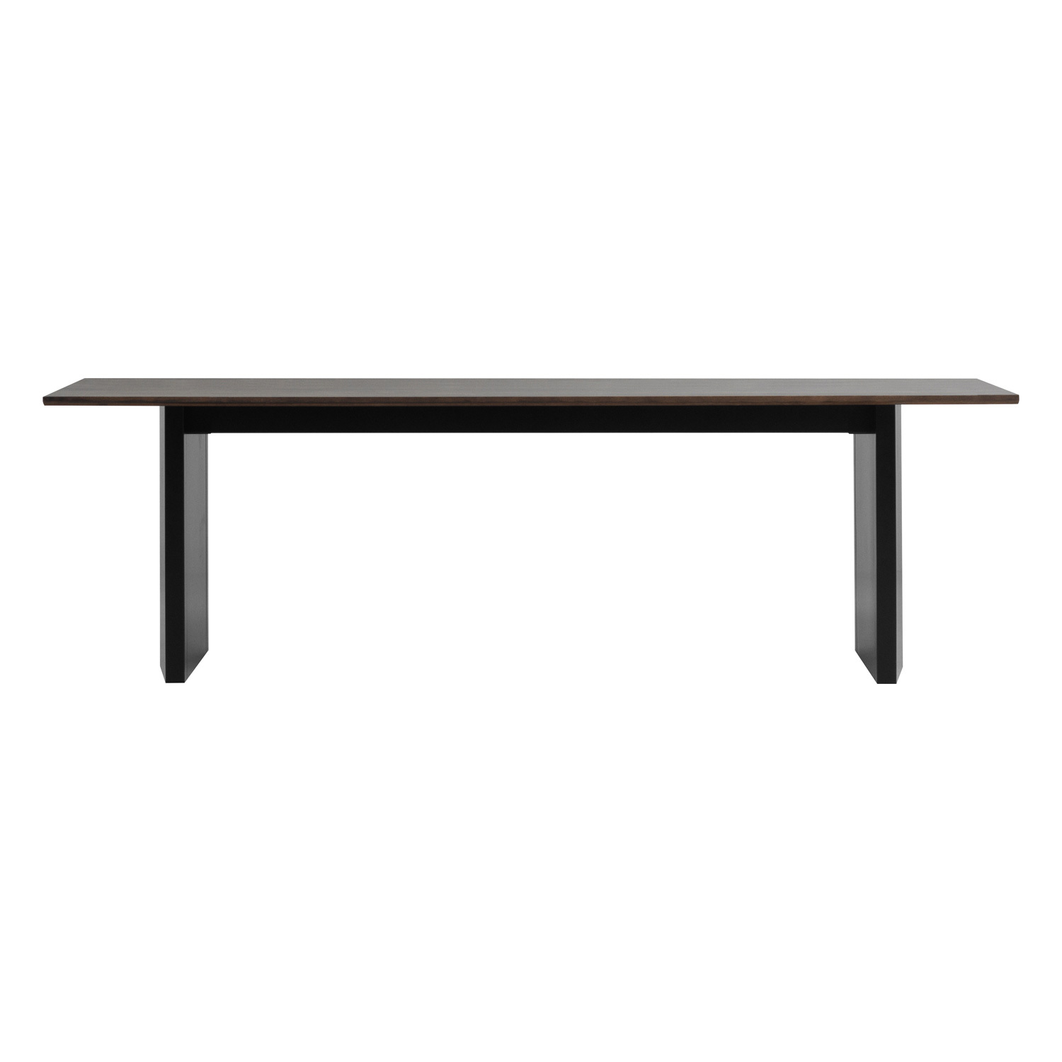 Normann Copenhagen Panel table, 90 x 250 cm, black - dark brown ...