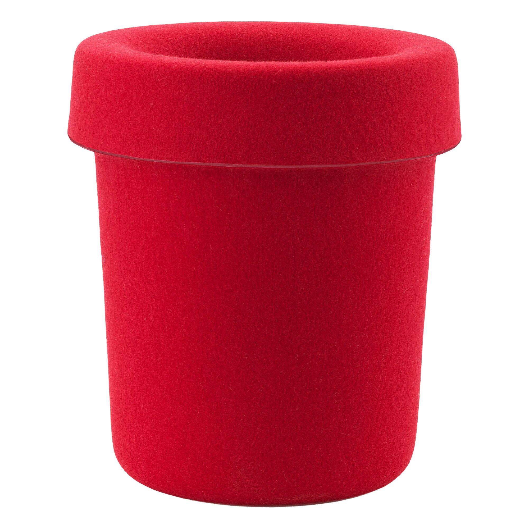 Normann Copenhagen Hide office bin, bright red | Finnish Design Shop