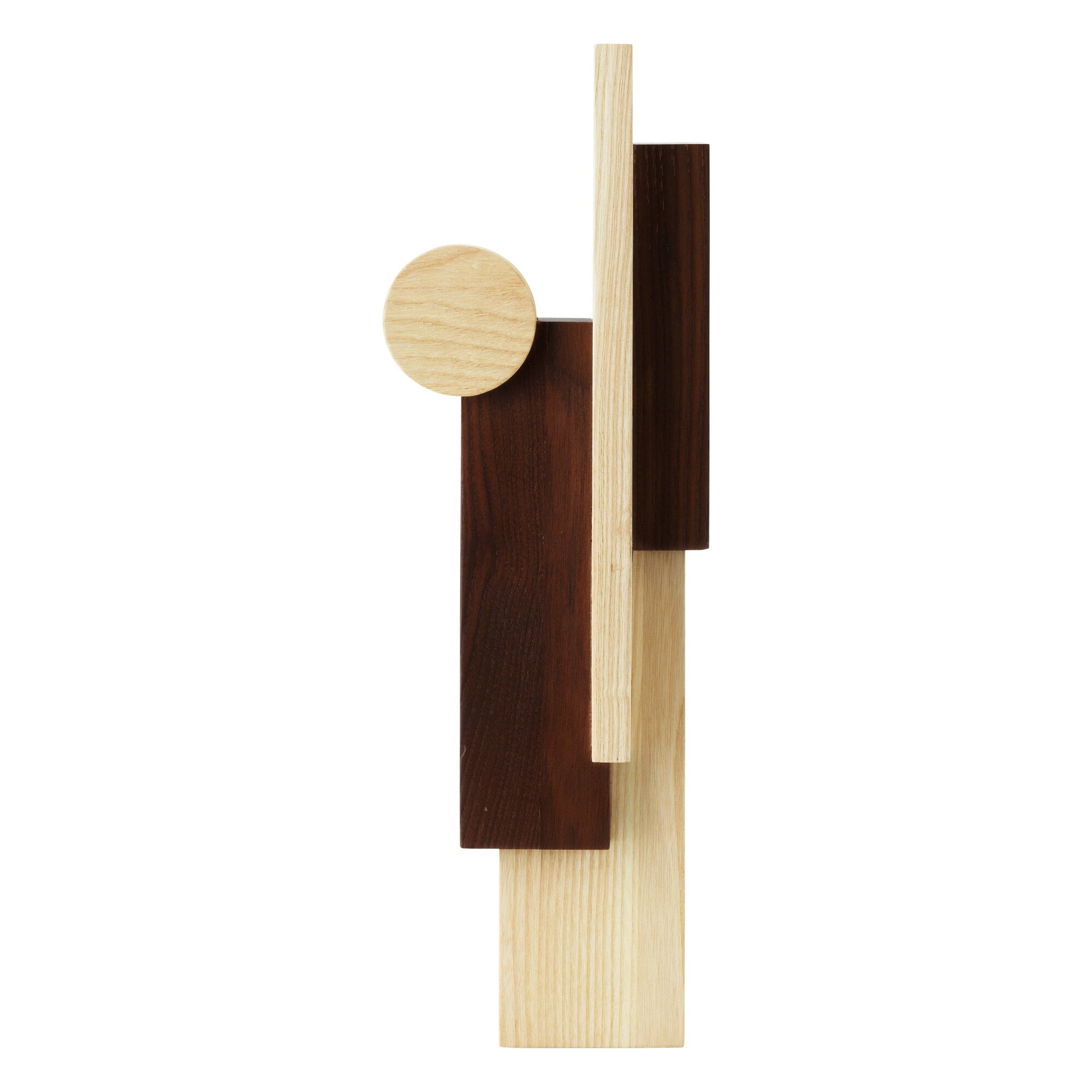 Normann Copenhagen Join sculpture, large, ash - carbonized ash ...