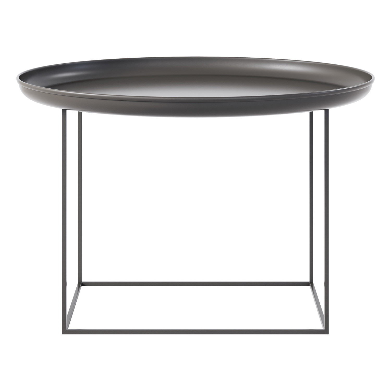 NORR11 Duke coffee table, 70 cm, earth black | Finnish Design Shop