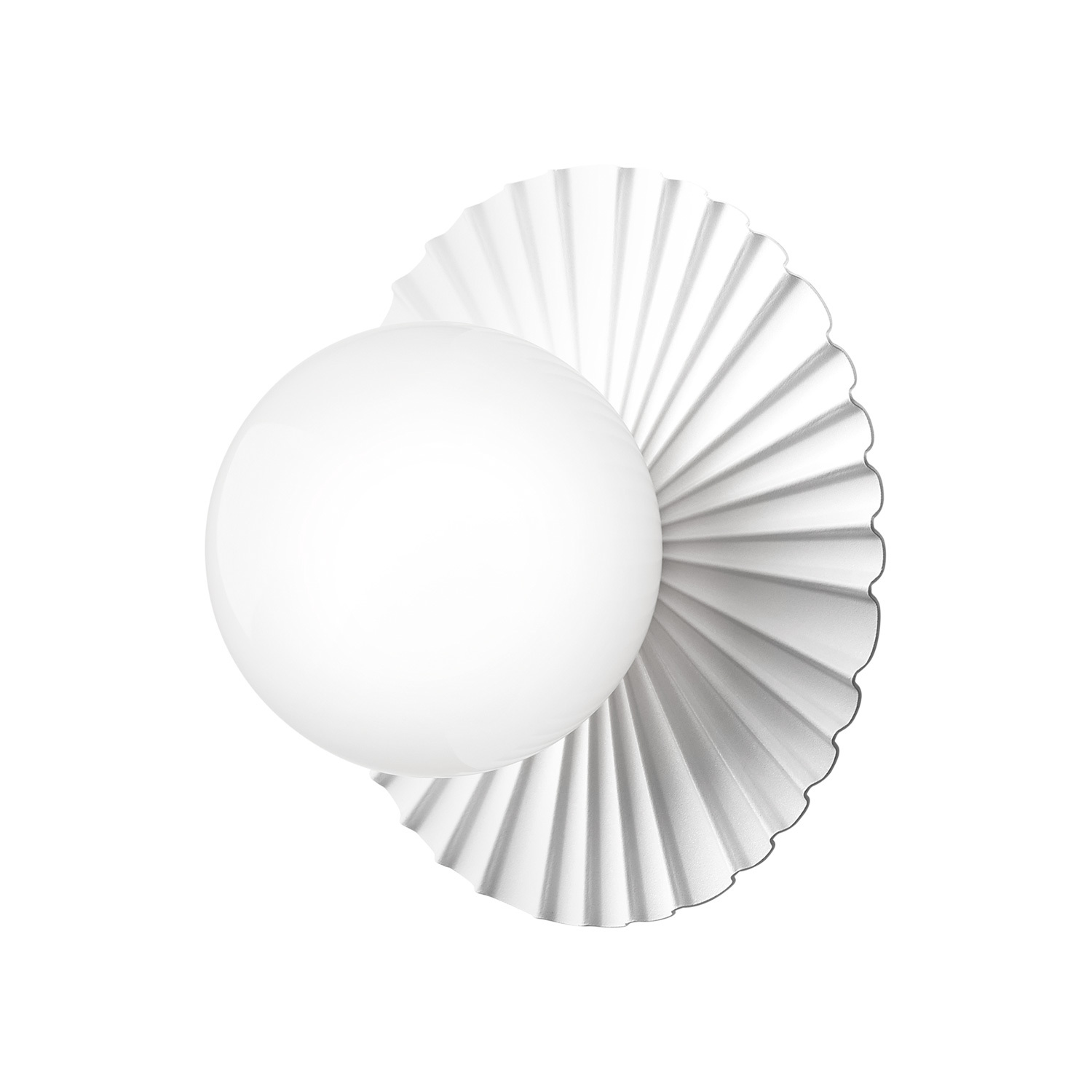 Nuura Liila Muuse wall/ceiling lamp, small, white - opal | Finnish ...