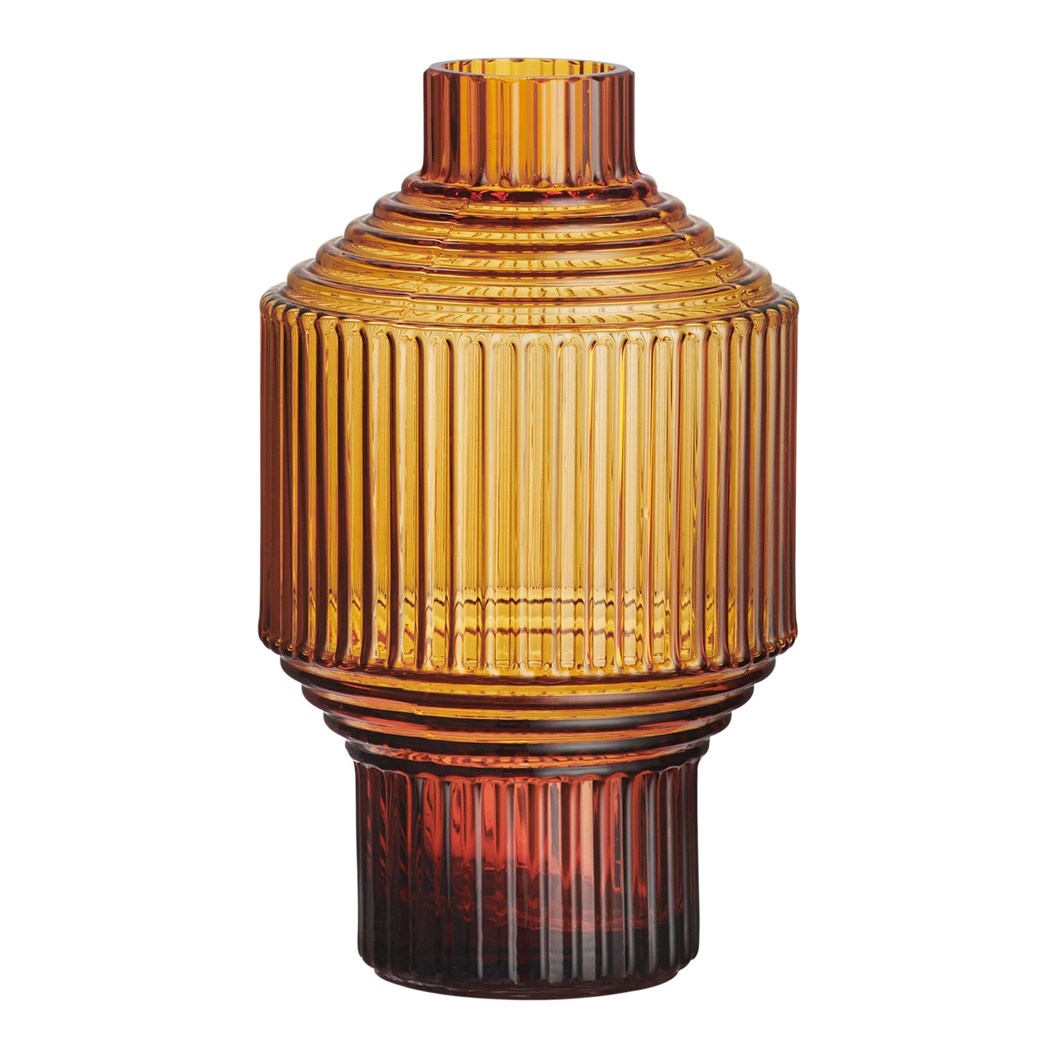 Kosta Boda Pavilion vase, 134 mm, dark amber | Finnish Design Shop