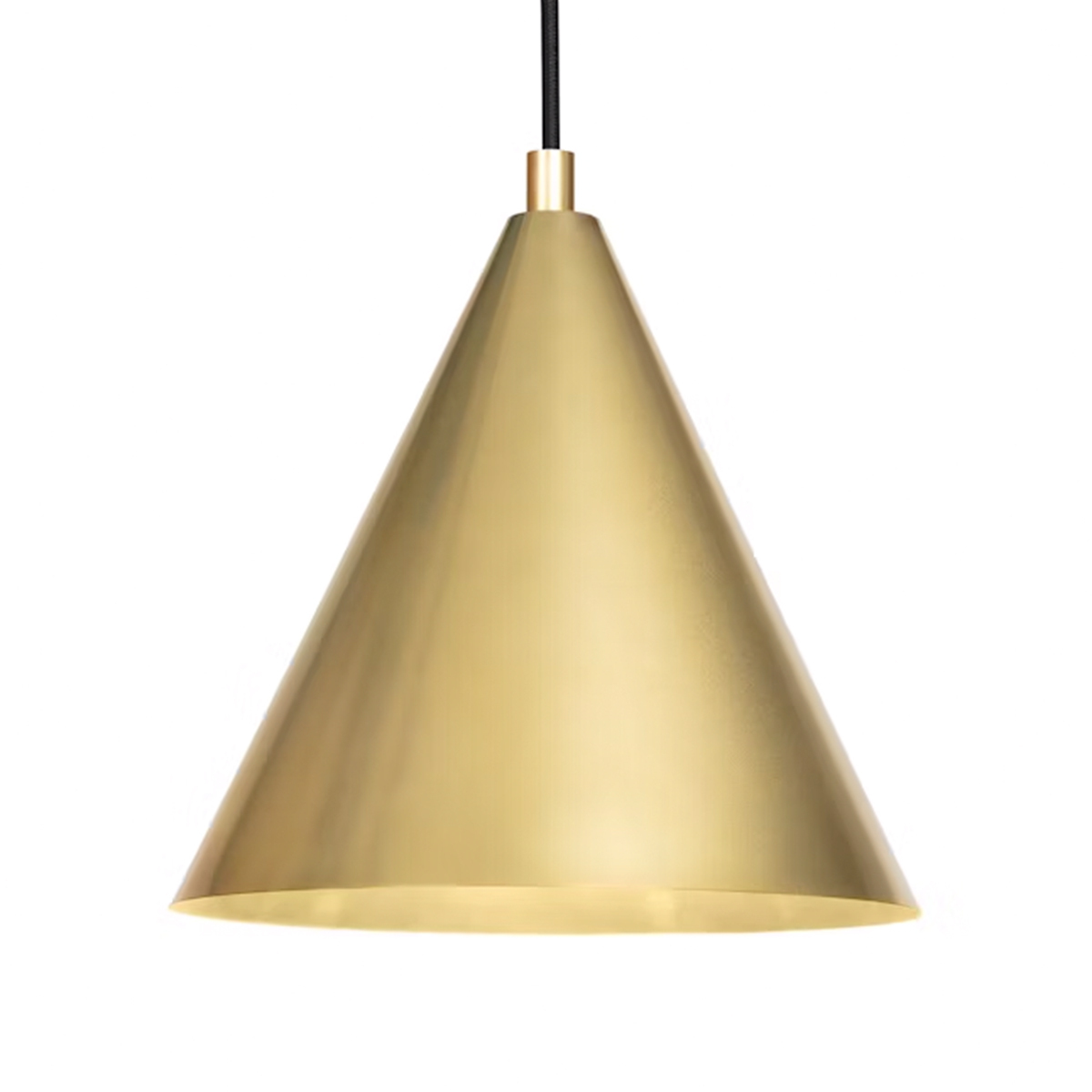 Örsjö Tratten pendant, big, brass | Finnish Design Shop UK