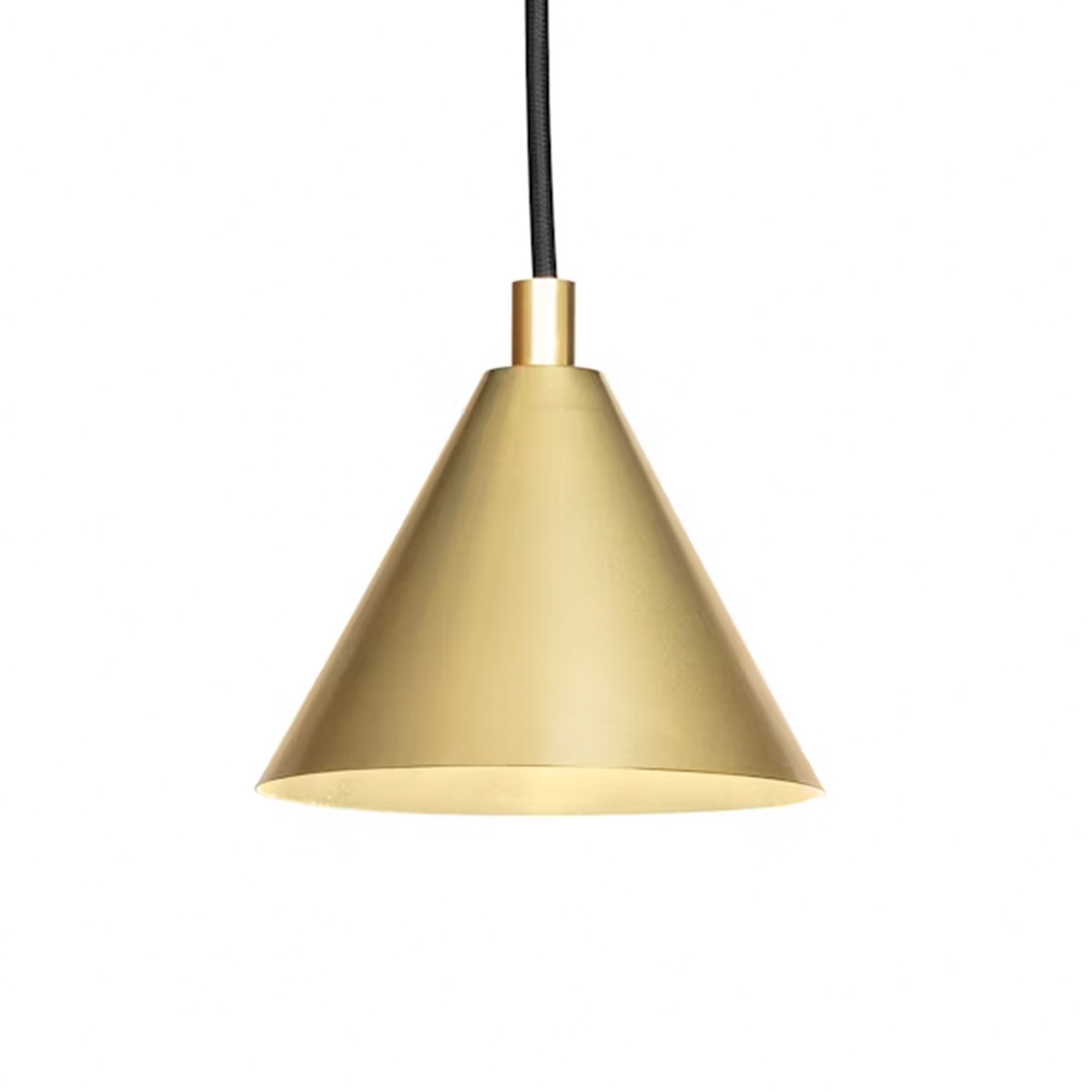Örsjö Tratten pendant, small, brass | Finnish Design Shop