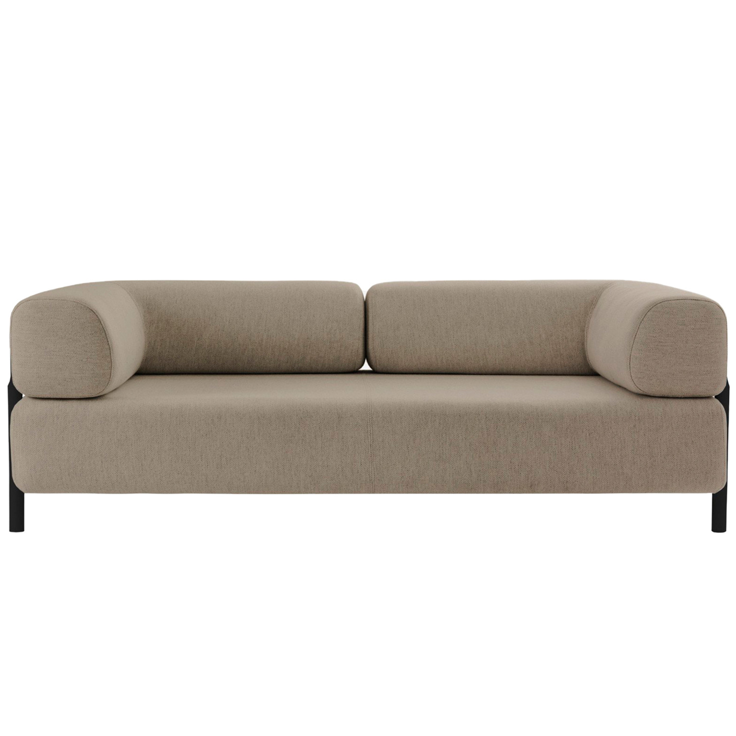 Hem Palo 2-seater sofa with armrests, beige | Finnish Design Shop