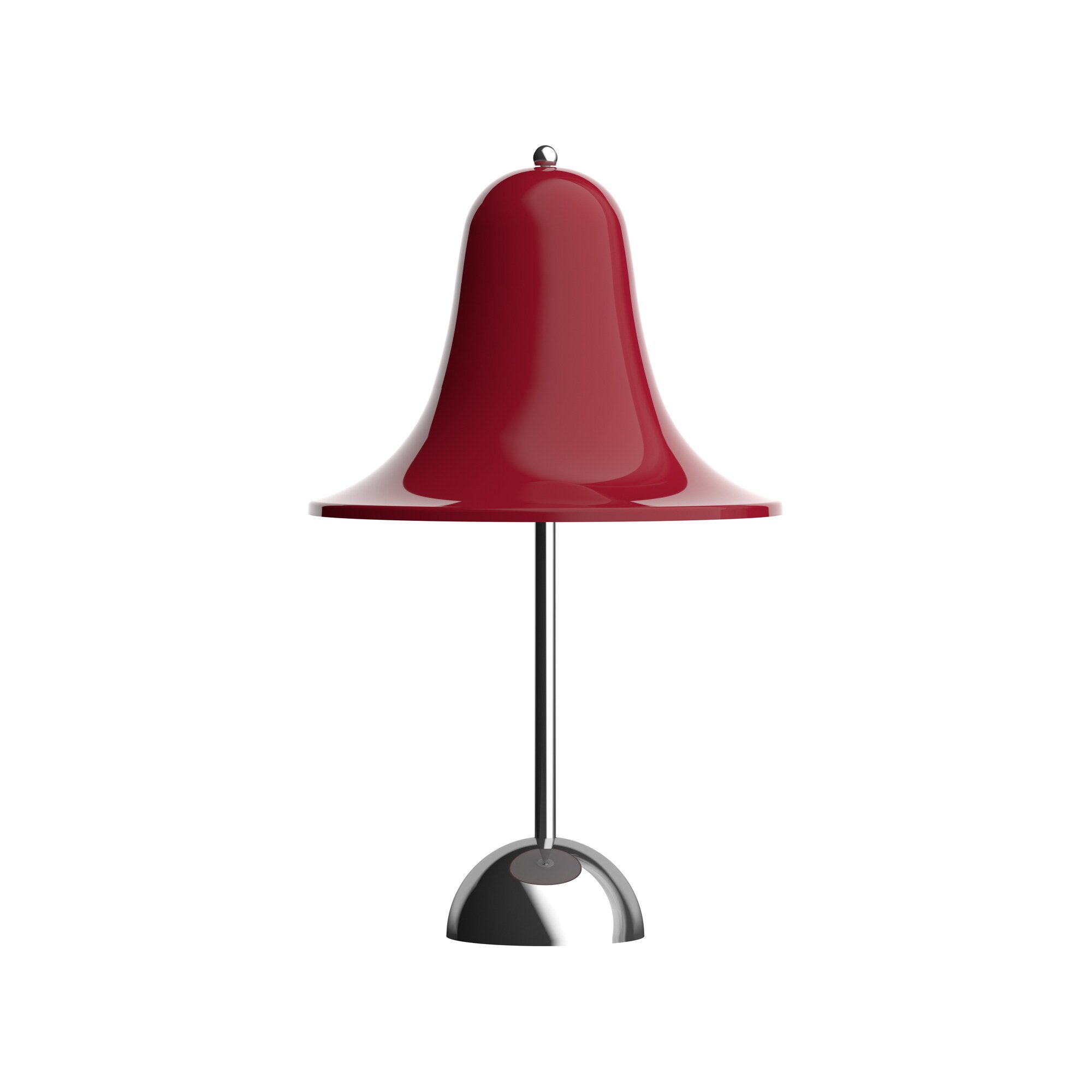 Verpan Pantop Portable table lamp, 18 cm, cherry red | Finnish Design Shop