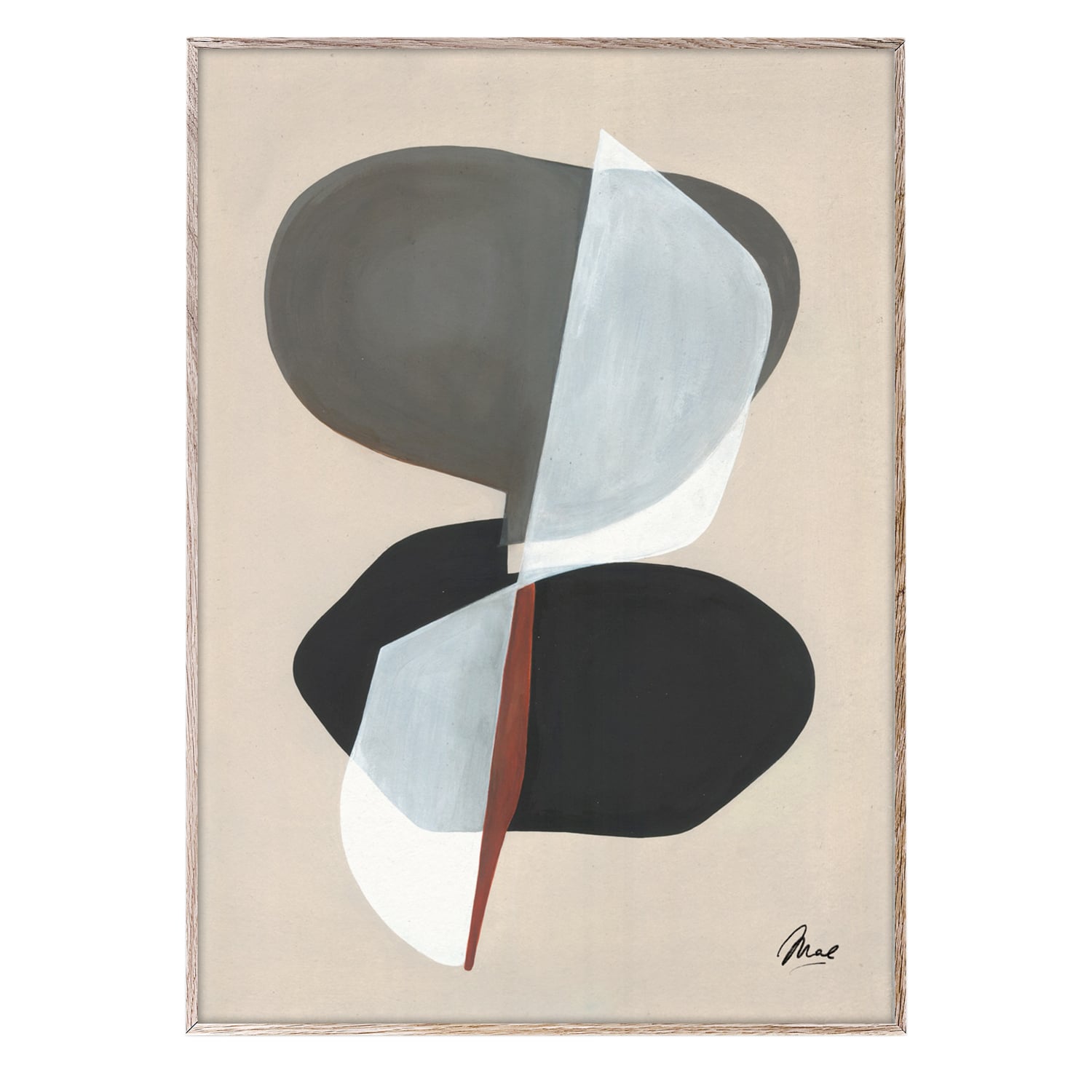 Paper Collective Composition 01 poster | Finnish Design Shop