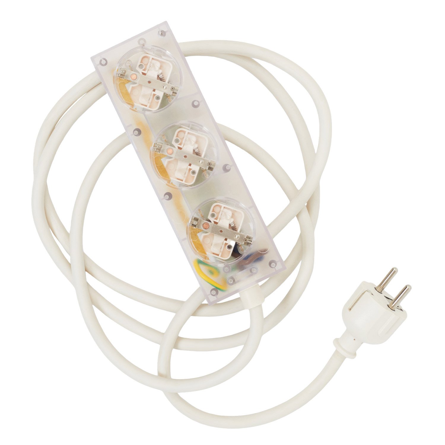 Pedestal Power Bar power strip, ghost | Finnish Design Shop