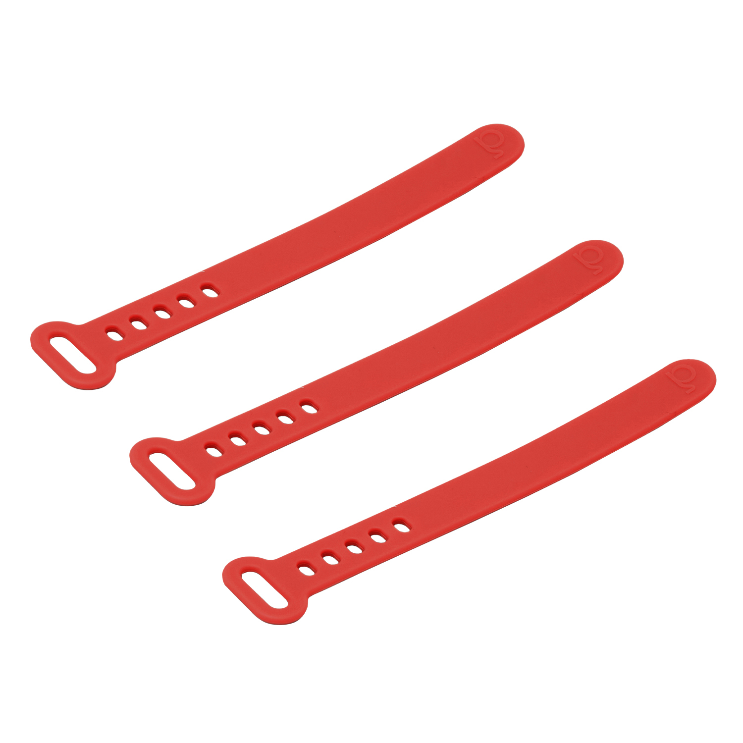 Pedestal Cable Tie, 3 pcs, fire red | Finnish Design Shop