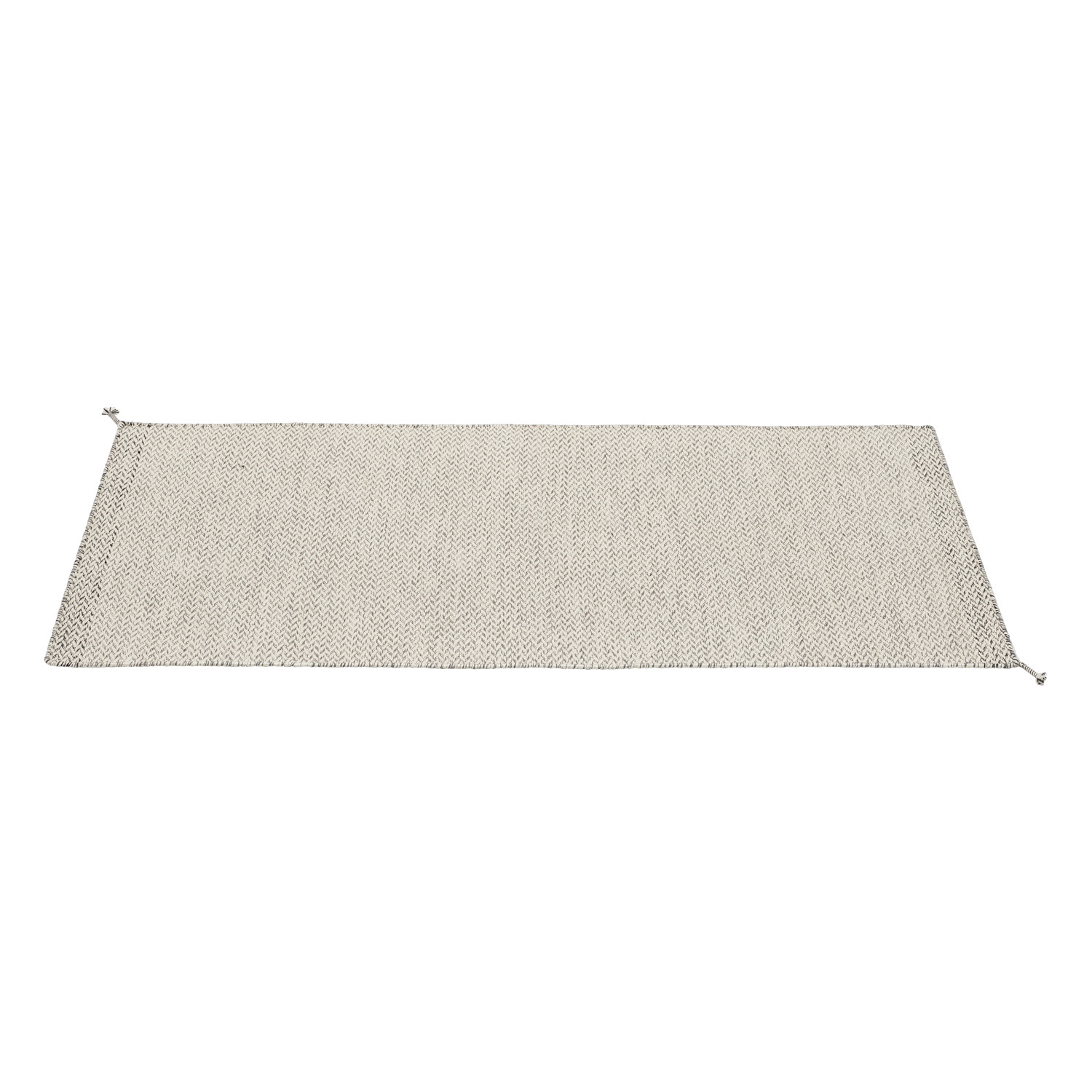 Muuto Ply rug, recycled polyester, 80 x 200 cm, off-white | Finnish ...