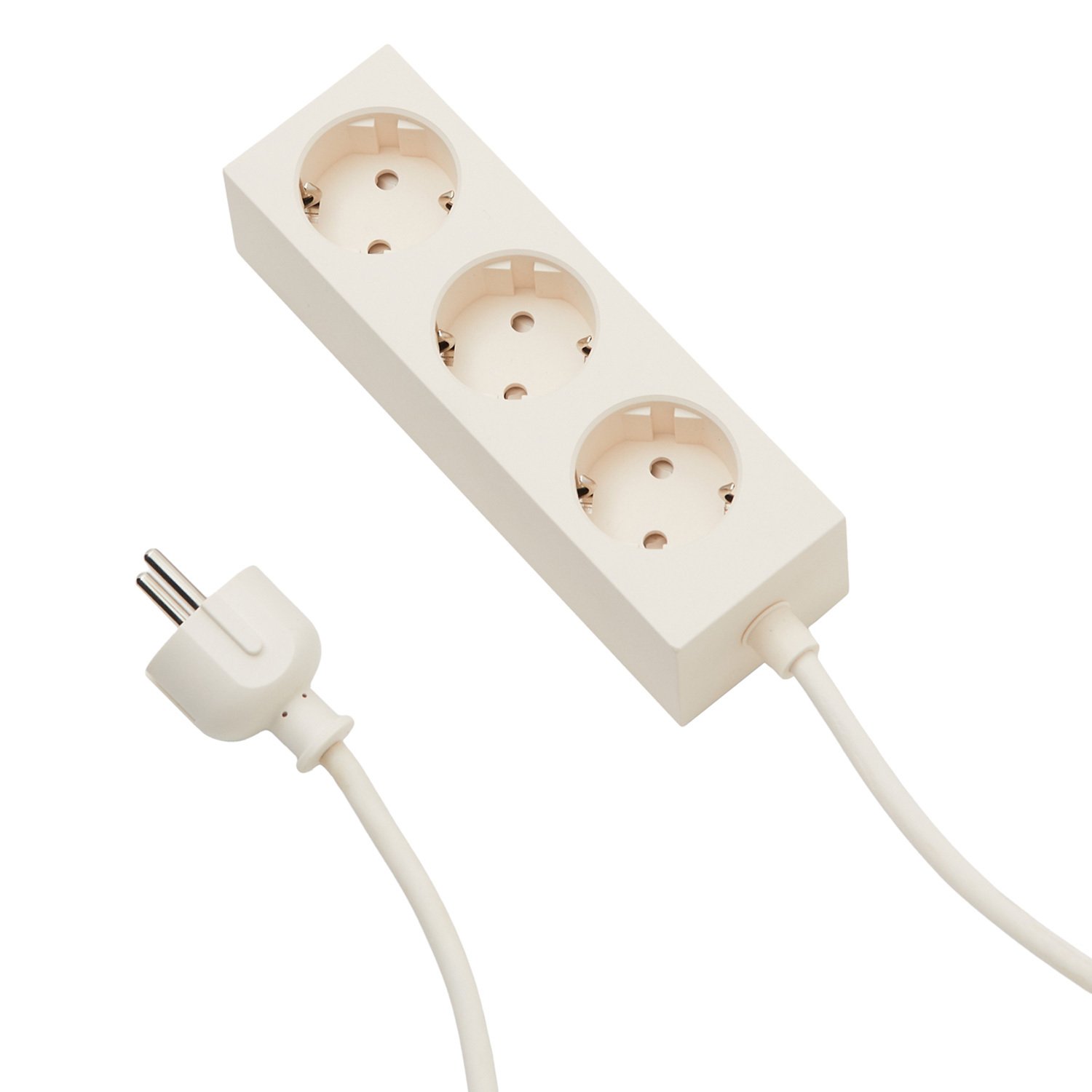 Pedestal Power Bar power strip, pearl | Finnish Design Shop