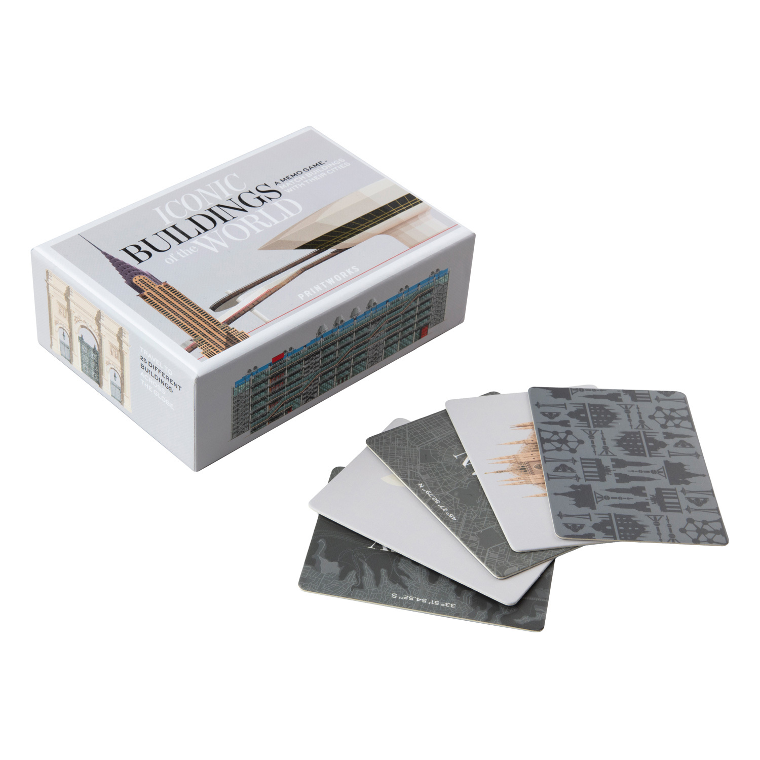 Printworks Memo Game - Iconic Buildings | Finnish Design Shop