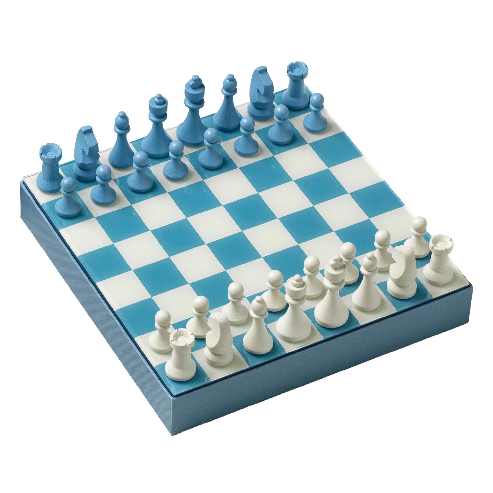 Printworks Classic - Chess, dusty blue | Finnish Design Shop UK