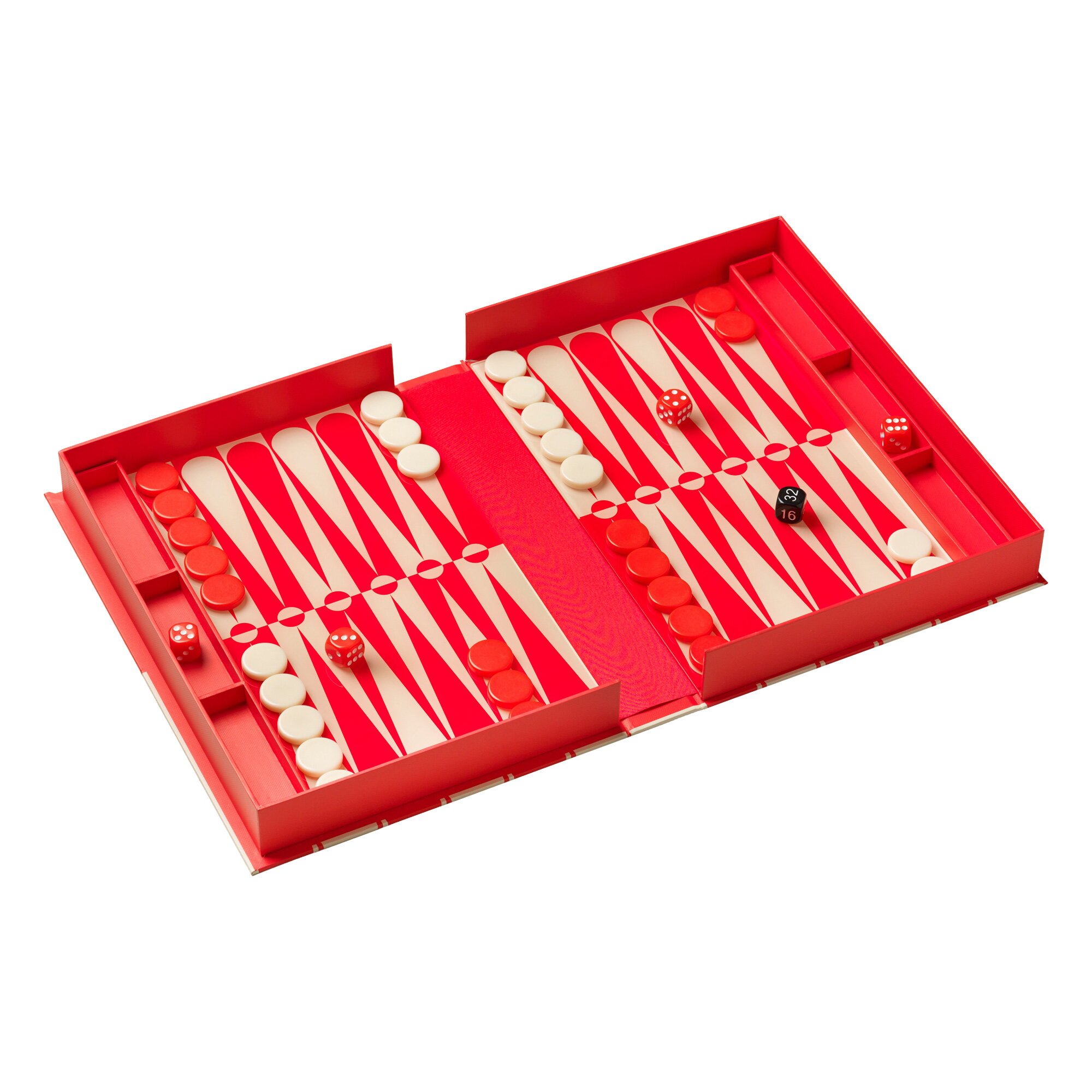 Printworks Classic - Art of Backgammon, red - cream | Finnish Design ...