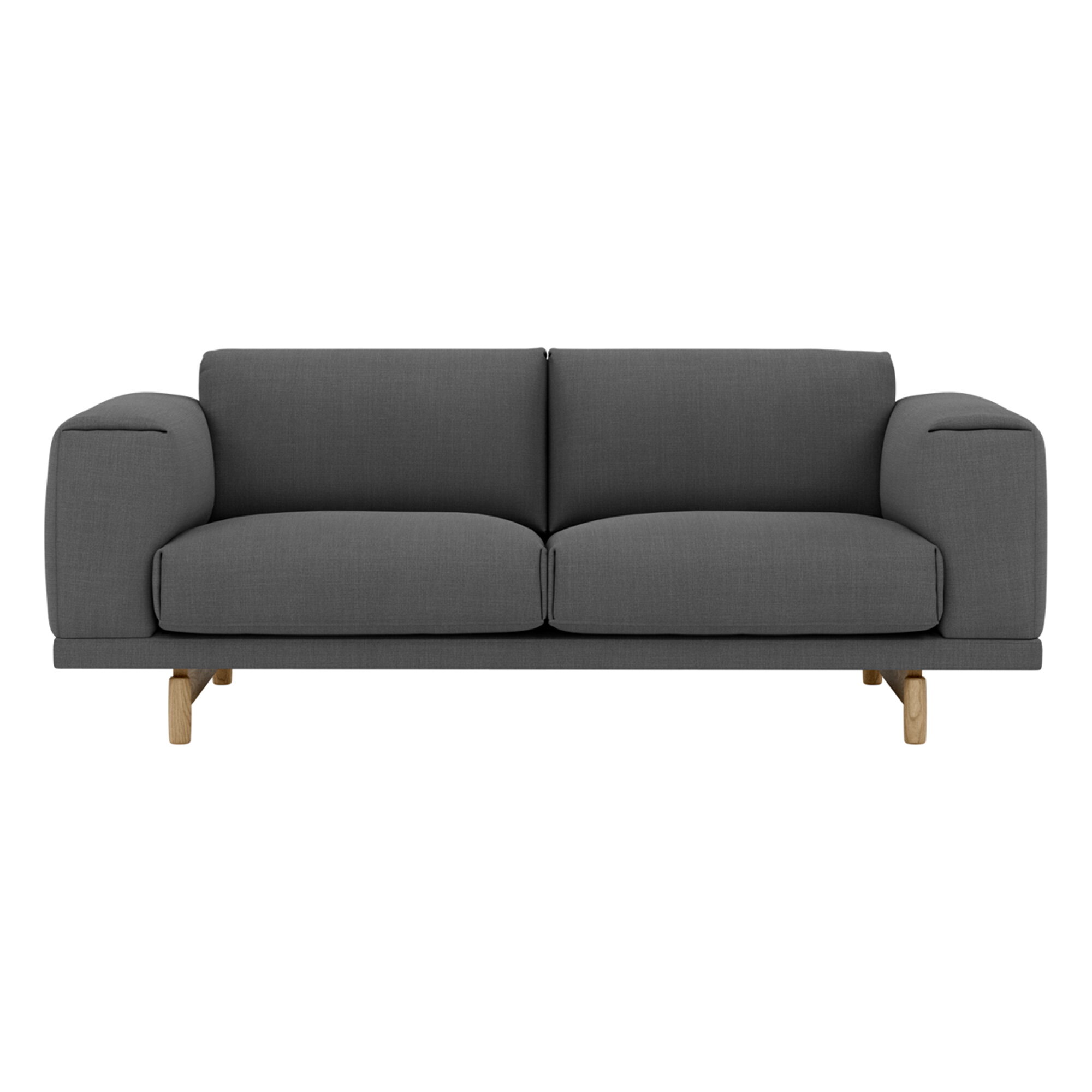 Muuto Canapé Rest, 2 places, chêne - Remix 163 | Finnish Design Shop