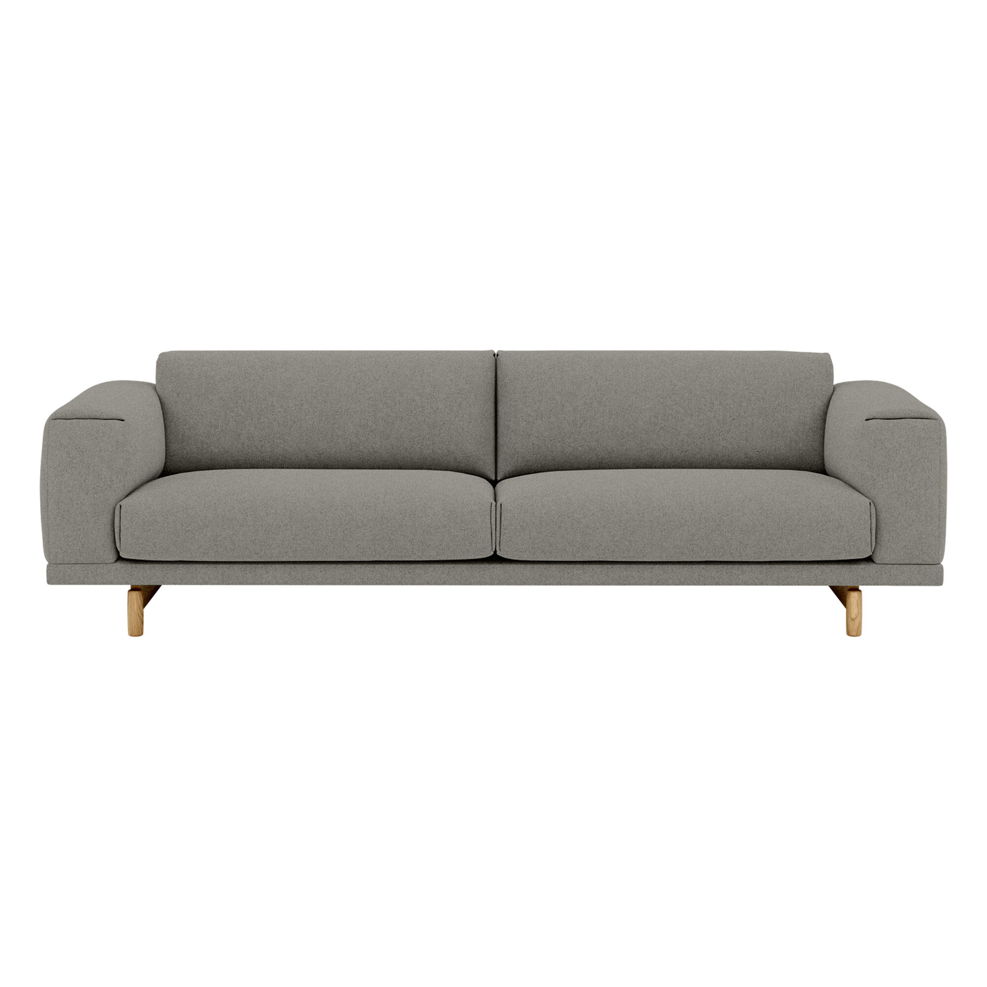 Muuto Rest sofa, 3-seater, oak - Hallingdal 123 | Finnish Design Shop