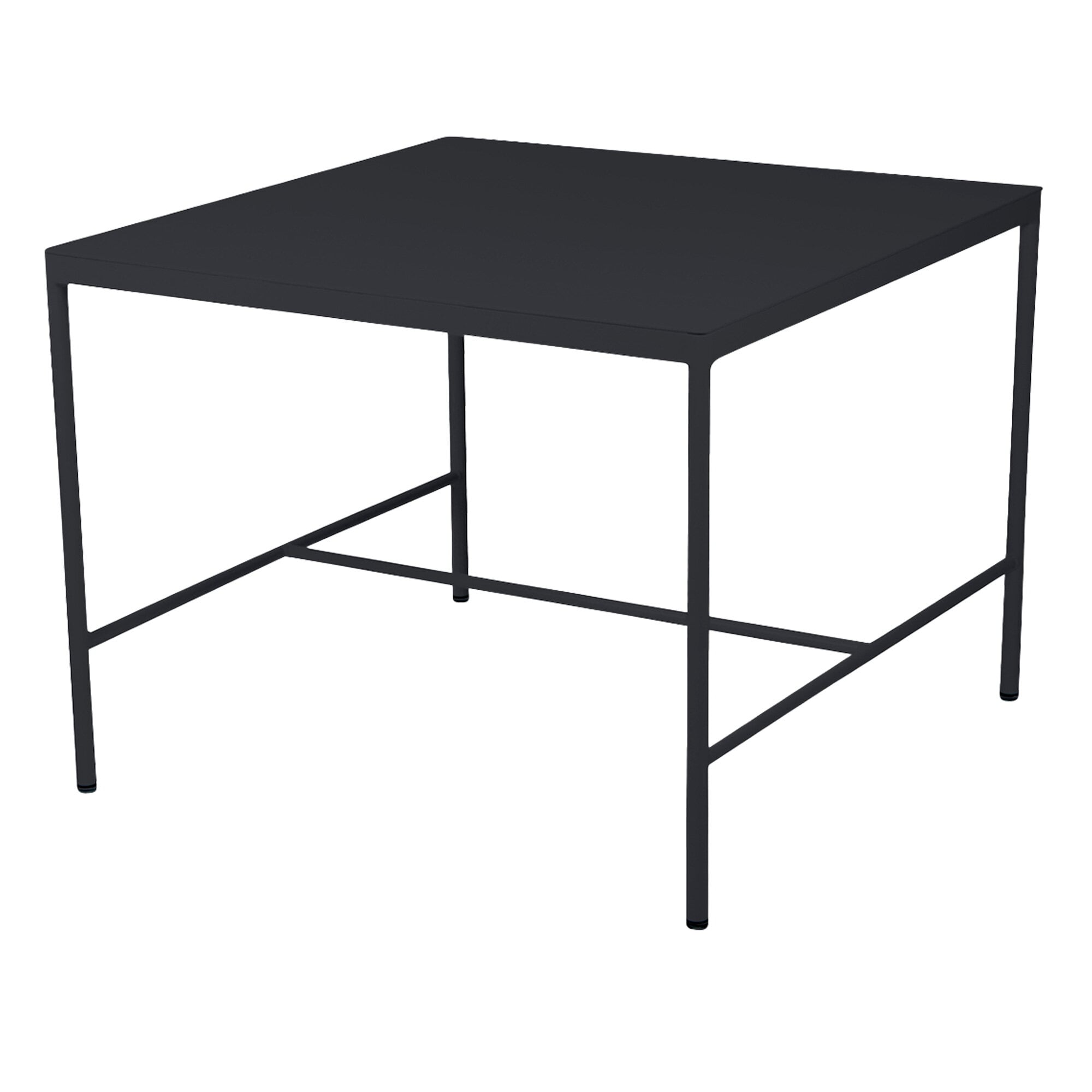 Fermob Rivage mid height table, 85 x 85 cm, liquorice | Finnish Design Shop