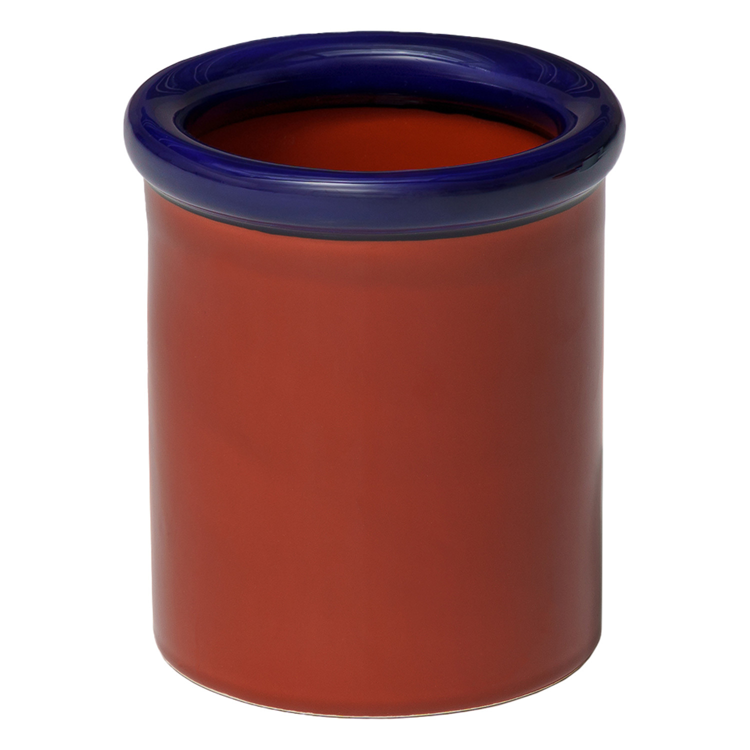 Nine Rod pot, 17,5 x 15,3 cm, dark blue - terracotta | Finnish Design ...