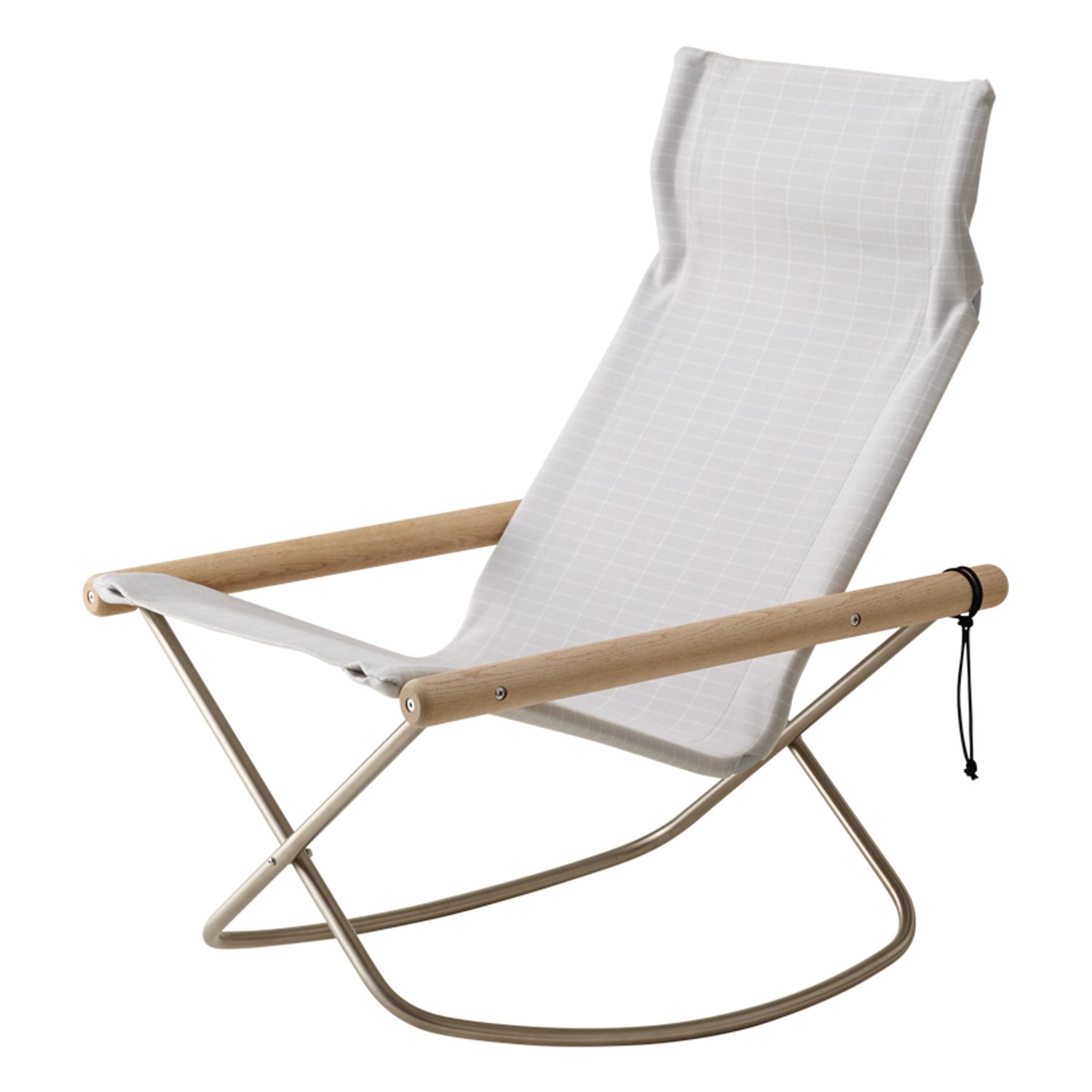 Nychair X Shikiri rocking chair, soaped oak - light grey Koshi ...