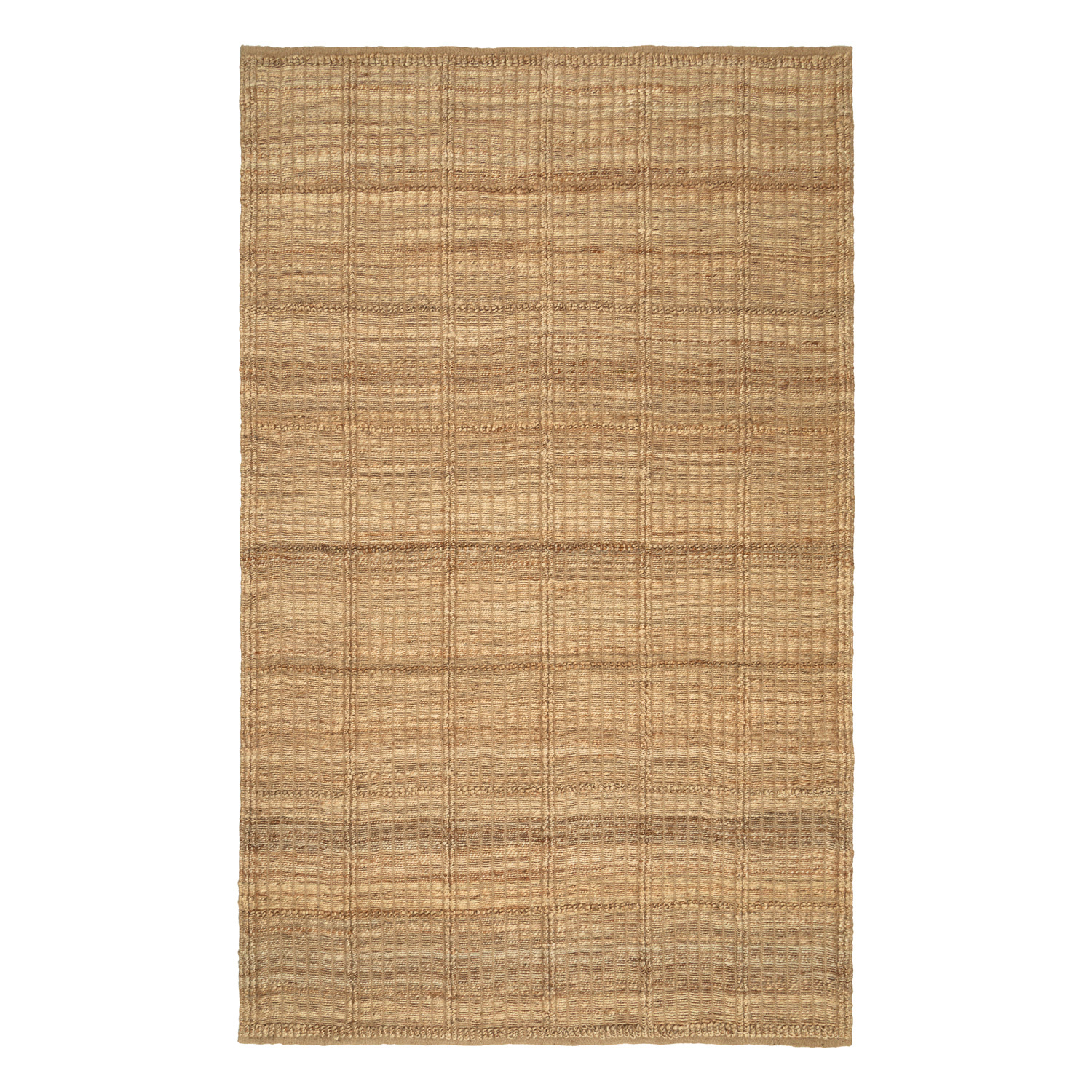 Roots Living Waffle Square rug, natural | Finnish Design Shop