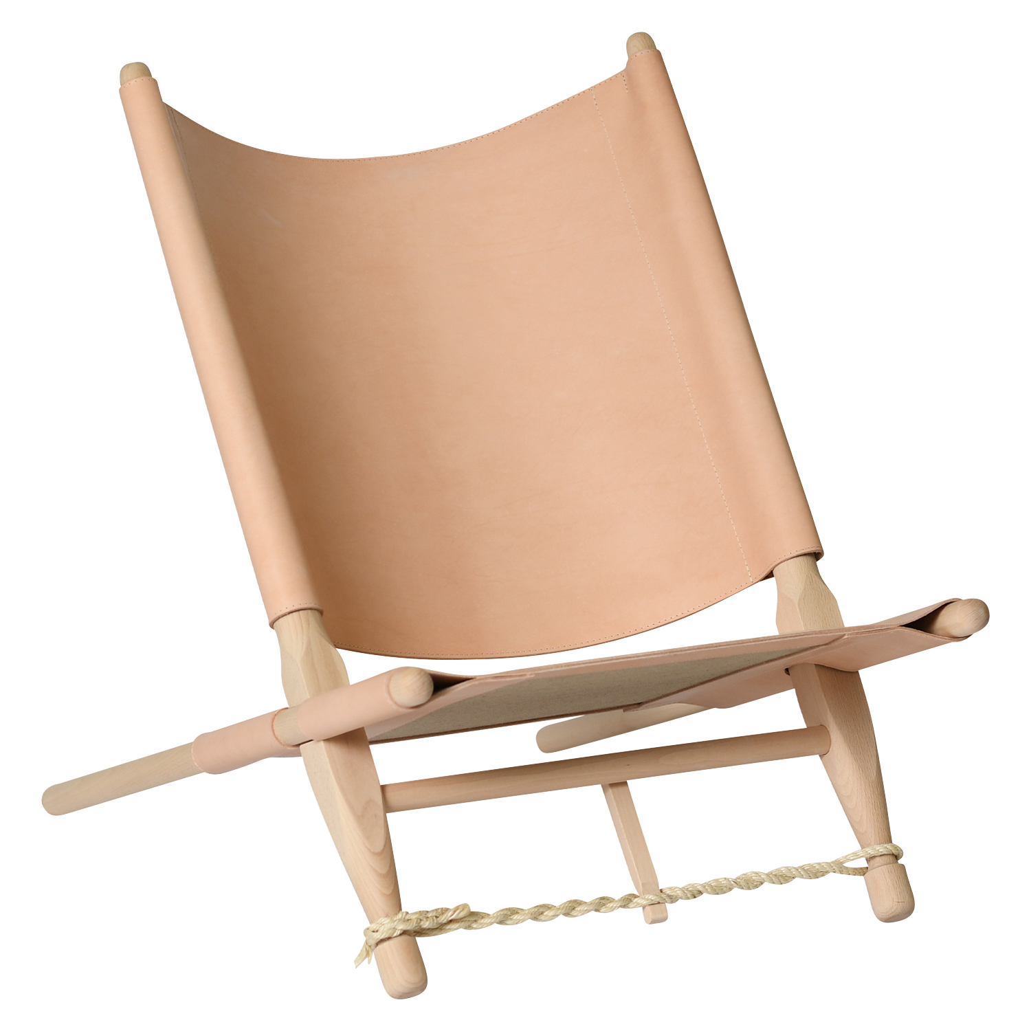 Skovshoved Møbelfabrik OGK safari chair, beech - natural leather ...
