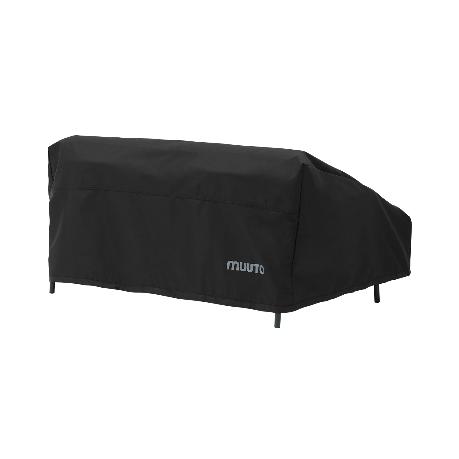 Muuto Outdoor Cover for Settle sofa 2-seater, black | Finnish Design Shop