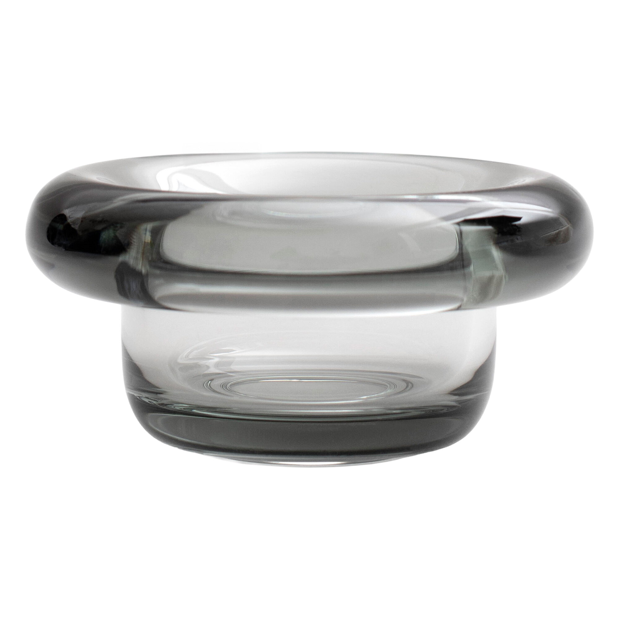 Nedre Foss Sirkel tealight holder, light grey | Finnish Design Shop