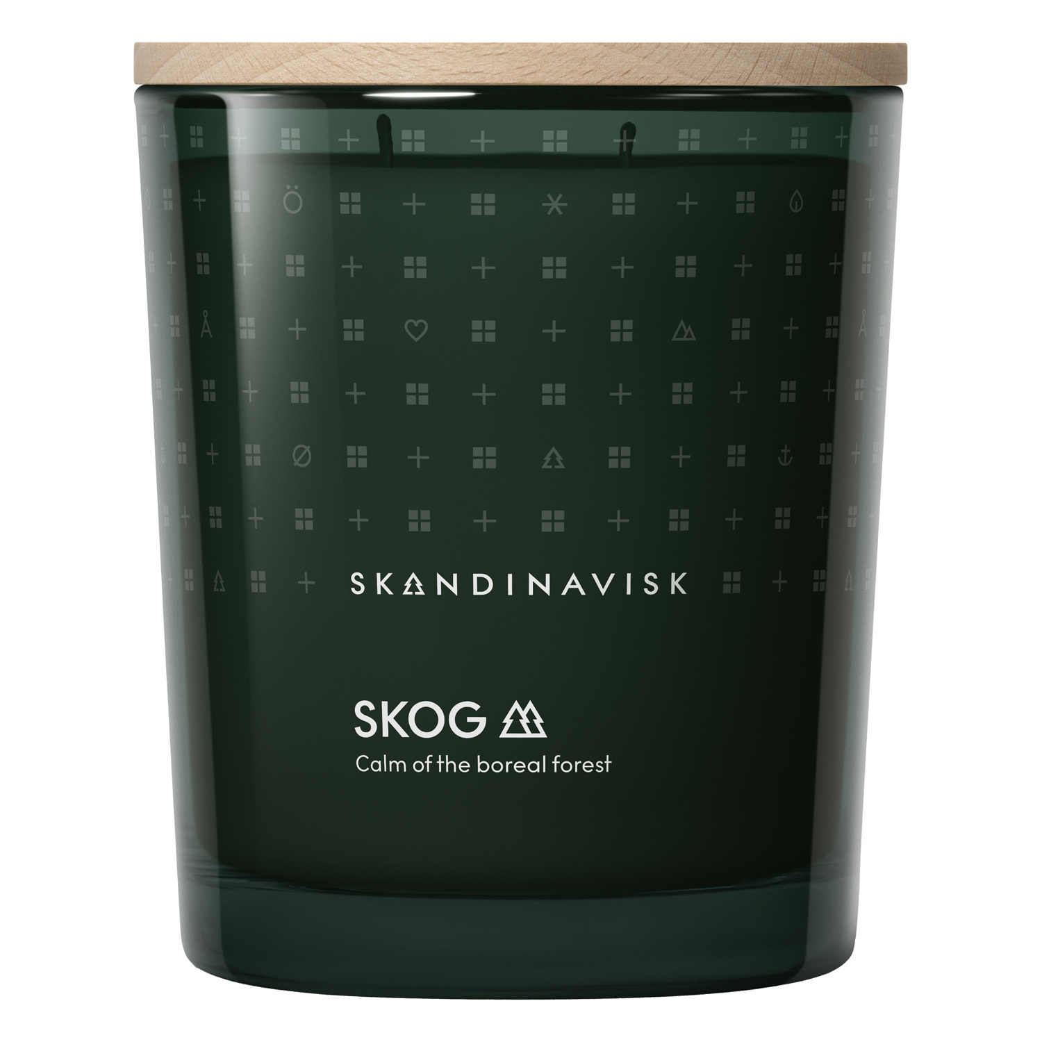Skandinavisk Scented candle with lid, SKOG, 2-wick, special edition ...