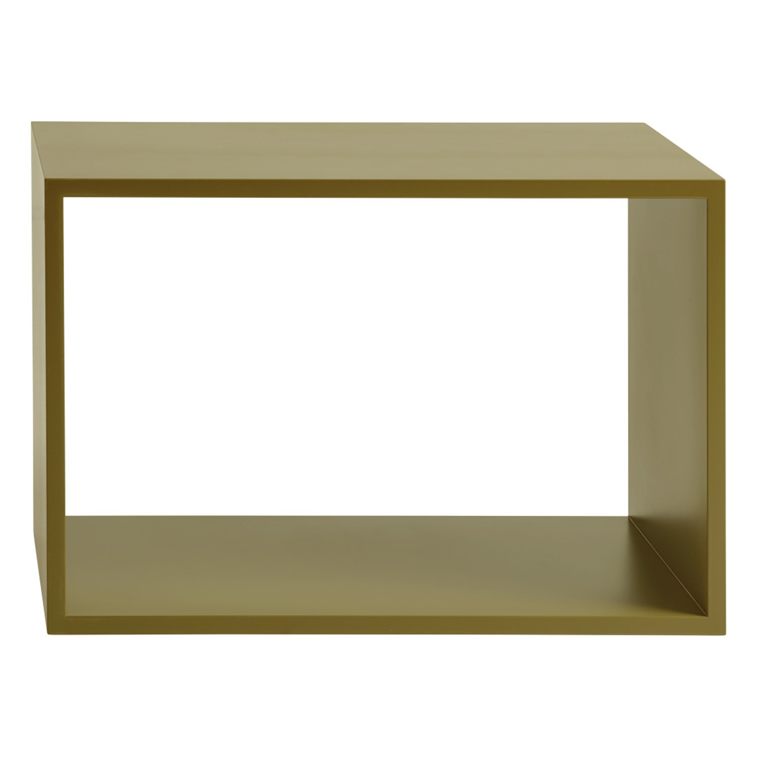 Muuto Stacked shelf module, large, brown green | Finnish Design Shop