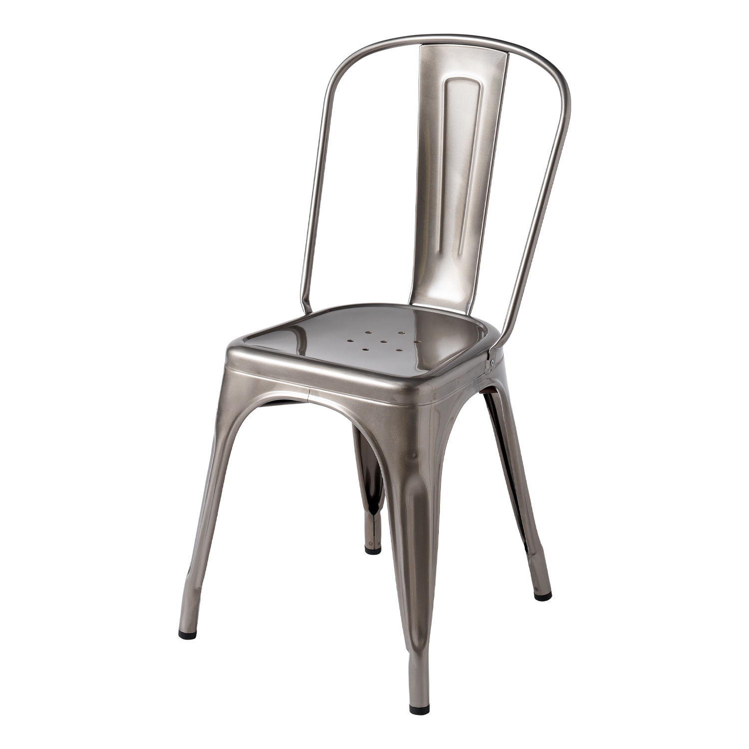 Tolix Chair A, glossy steel | Finnish Design Shop