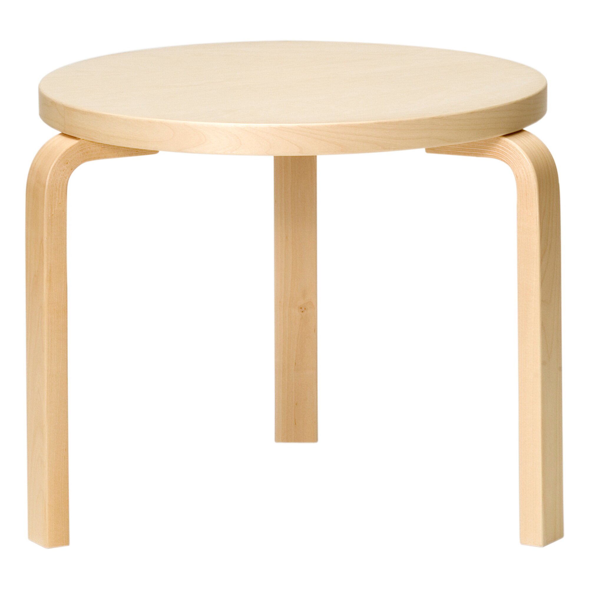 Artek Aalto coffee table 90D, birch | Finnish Design Shop
