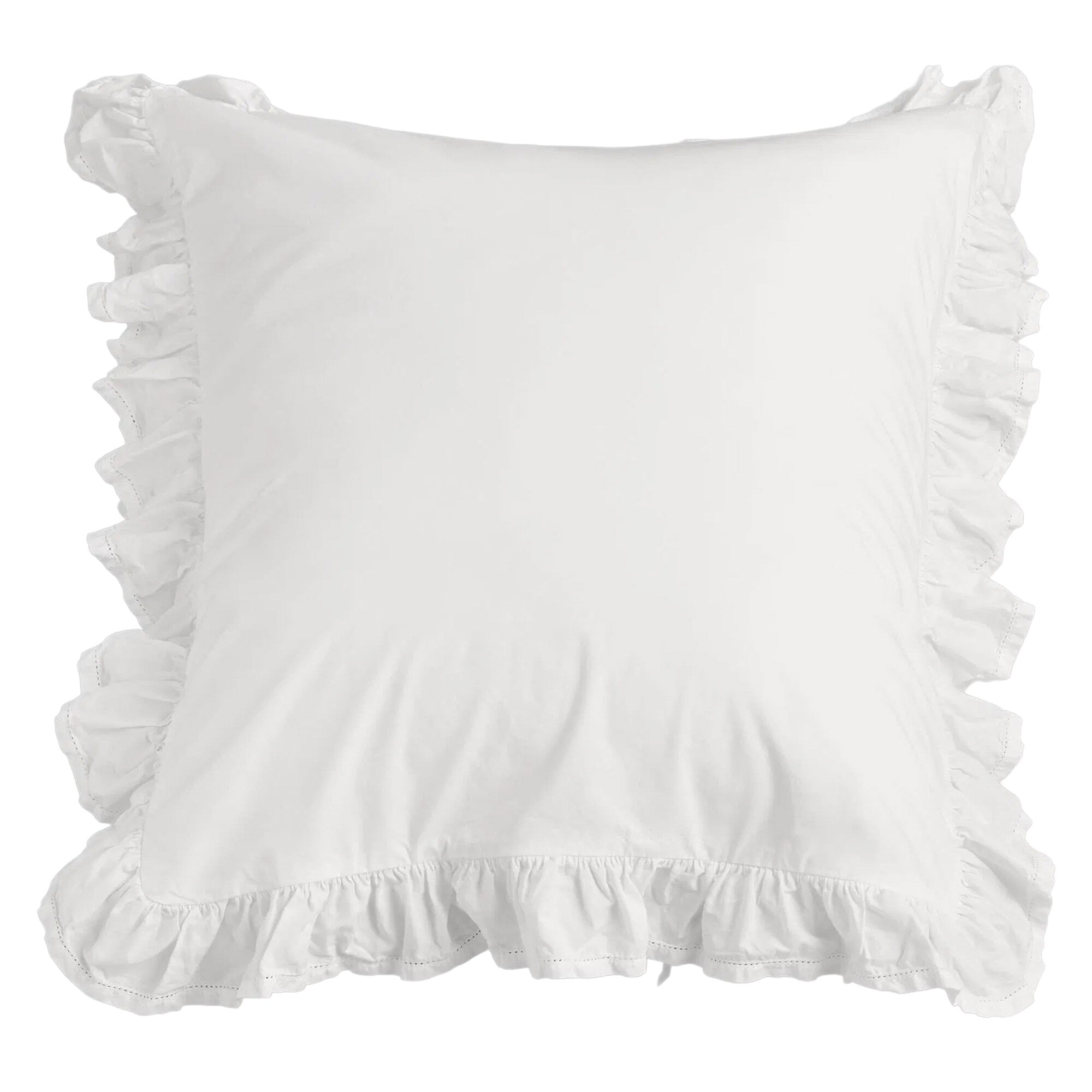 Tekla Broderie Anglaise Elodie pillow sham, 50 x 60 cm, broken white ...