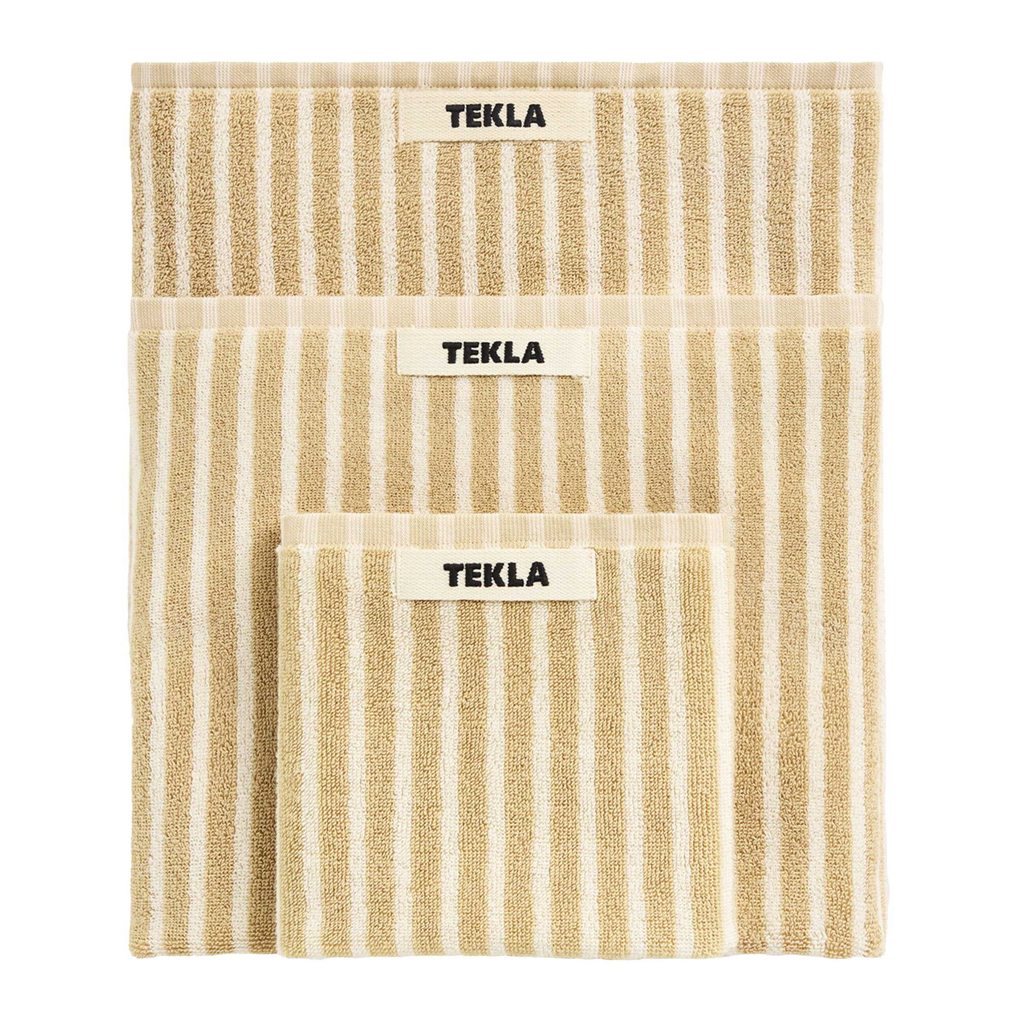 Tekla Pyyhe, ivory stripes | Finnish Design Shop